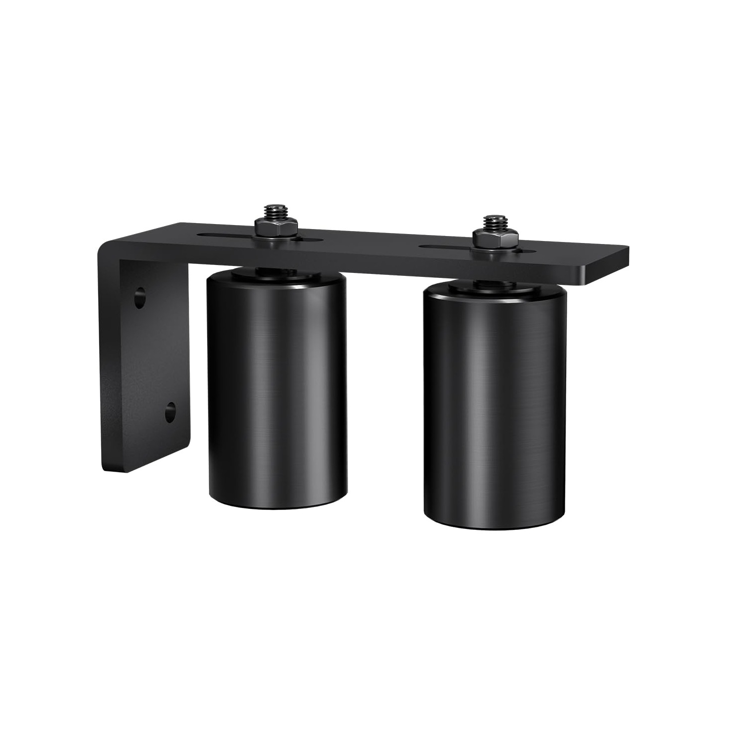 Sdstone Slide Gate Guide Roller 3" Black with L Rear Post Bracket ...
