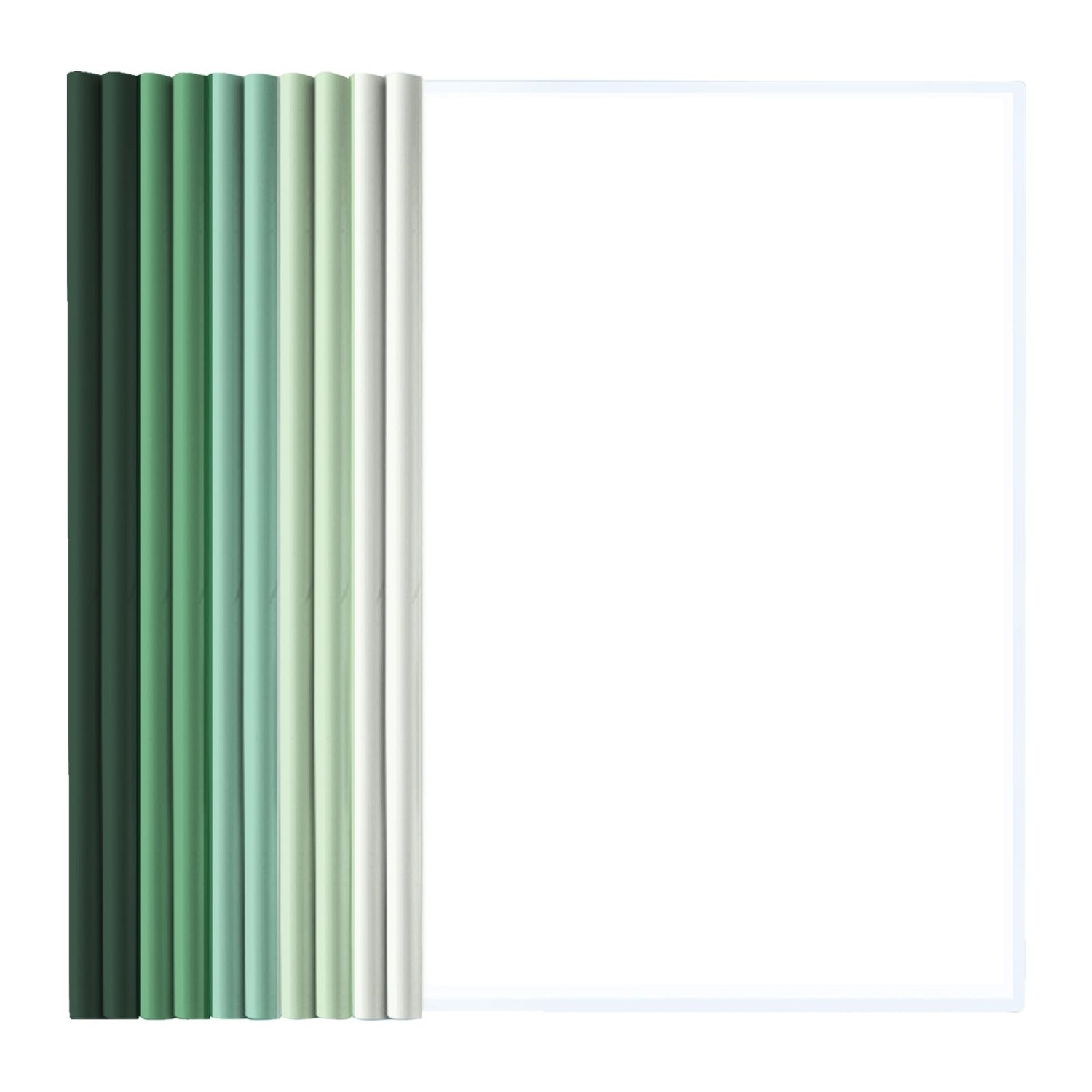 Pack of 10 A4 Sliding Bar Binders, A4 Plastic Report Covers, Plastic A4 ...