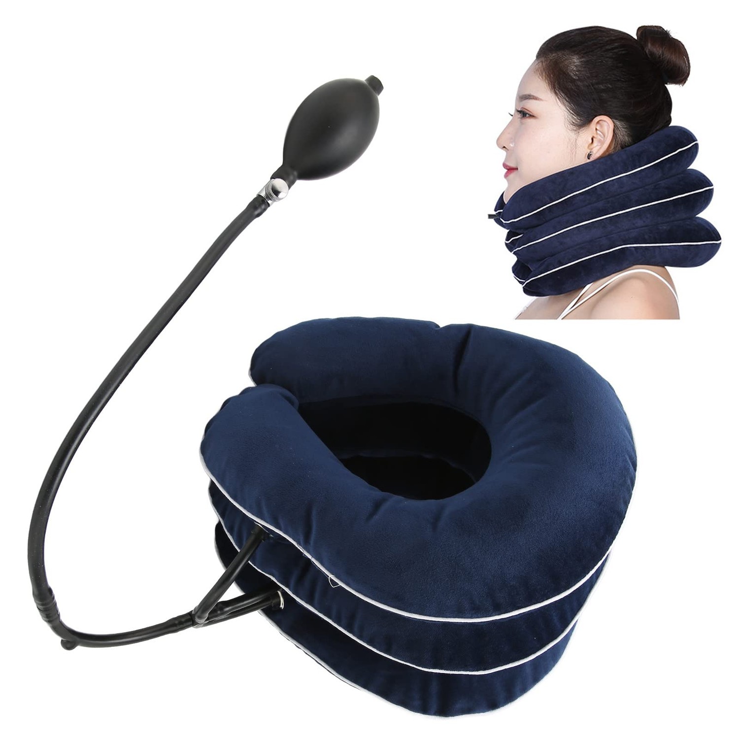 Cervical spine, cervical spine, inflatable with 3 layers of neck ...