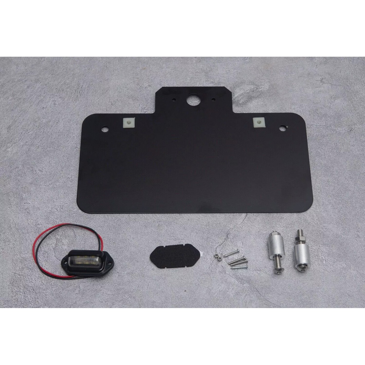USC HUMVEE LICENSE PLATE BRACKET REAR + LIGHT & Hardware kit Hummer H1 ...