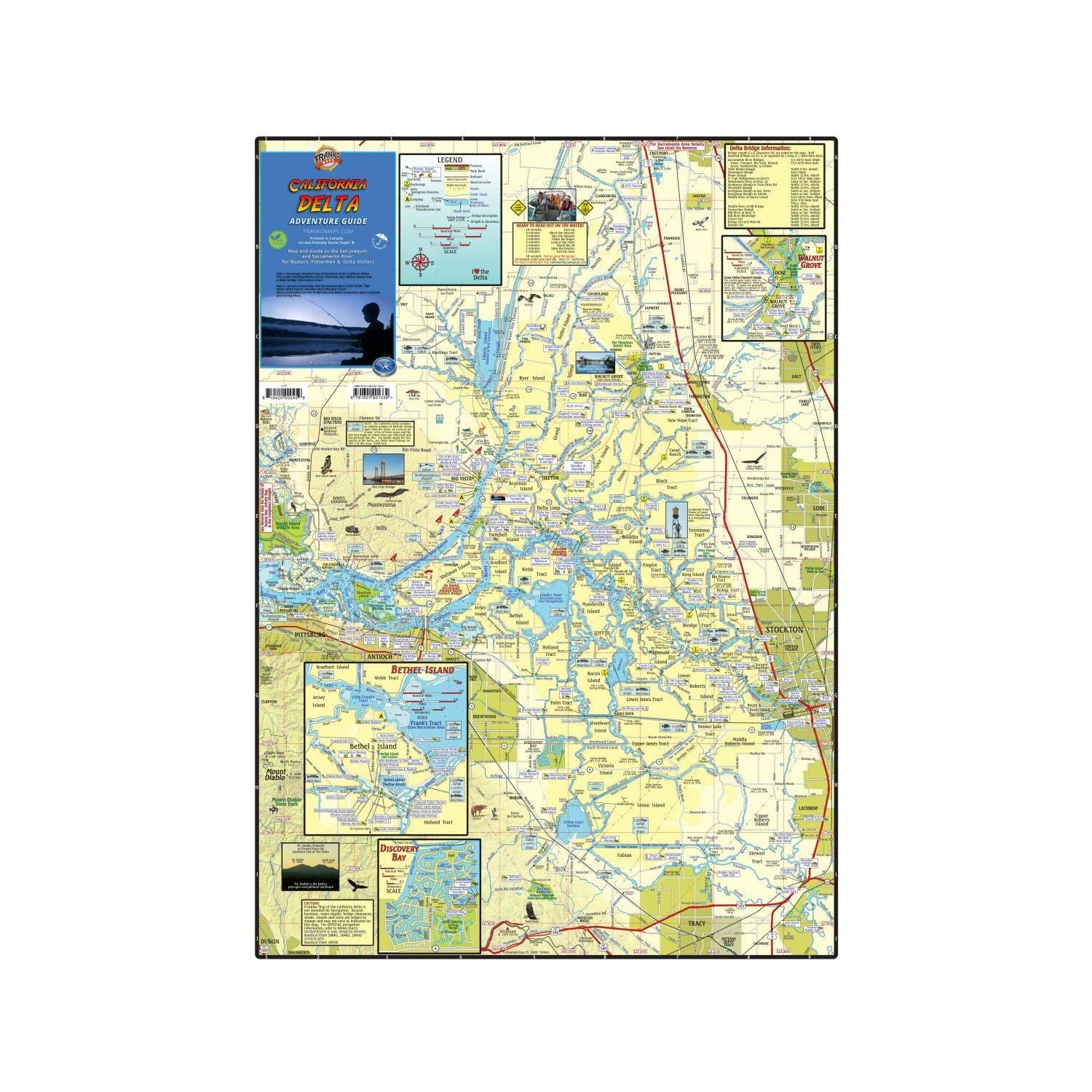 California Delta Map Laminated Poster - ibspot.com
