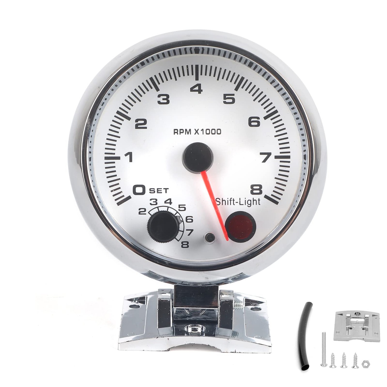 Tachometer Indicator, Tachometer 3.75 Inch 0 to 8000 RPM, 7 Color ...