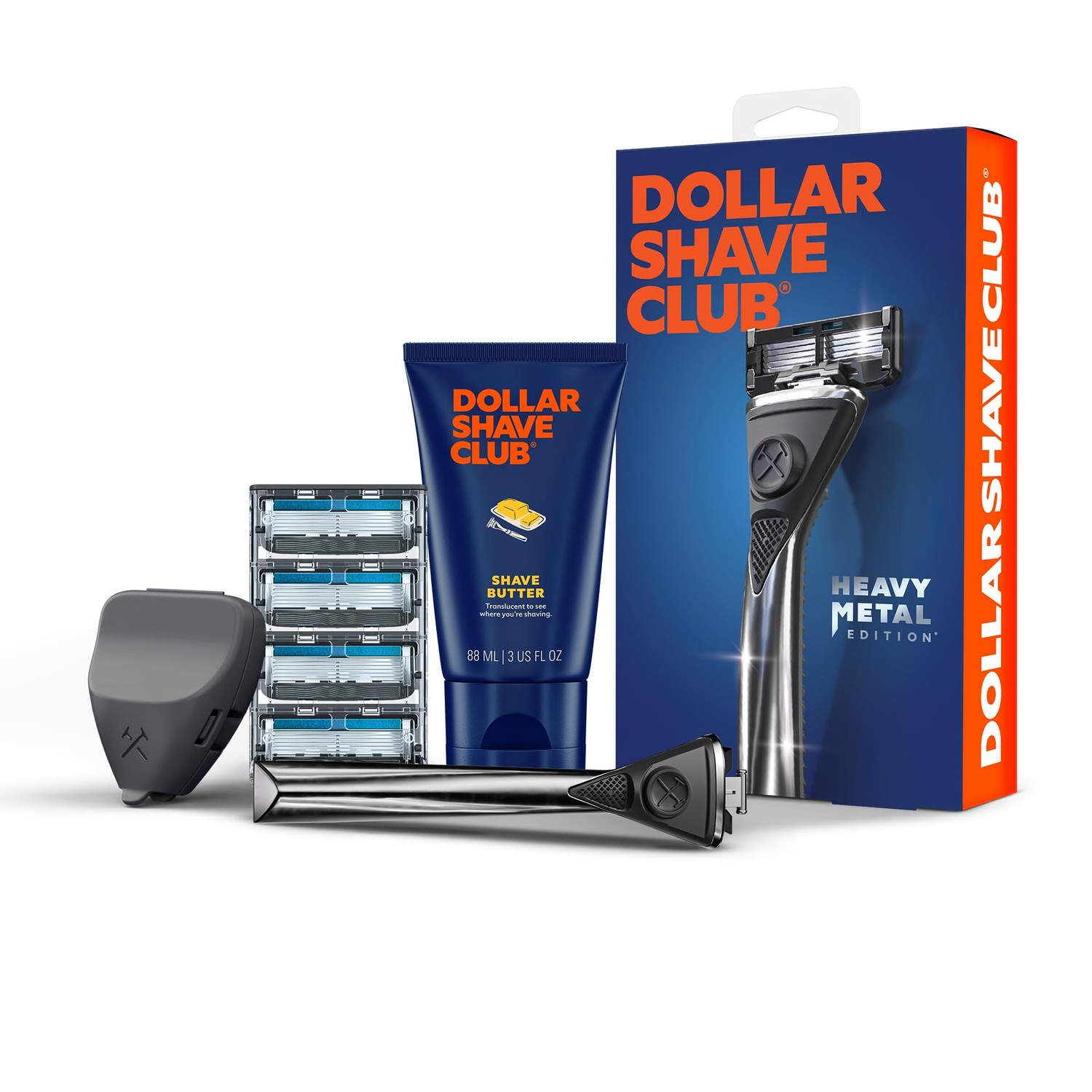 Dollar Shave Club | The VIP Shave Set | 4 Extra Close Refill Cartridges ...