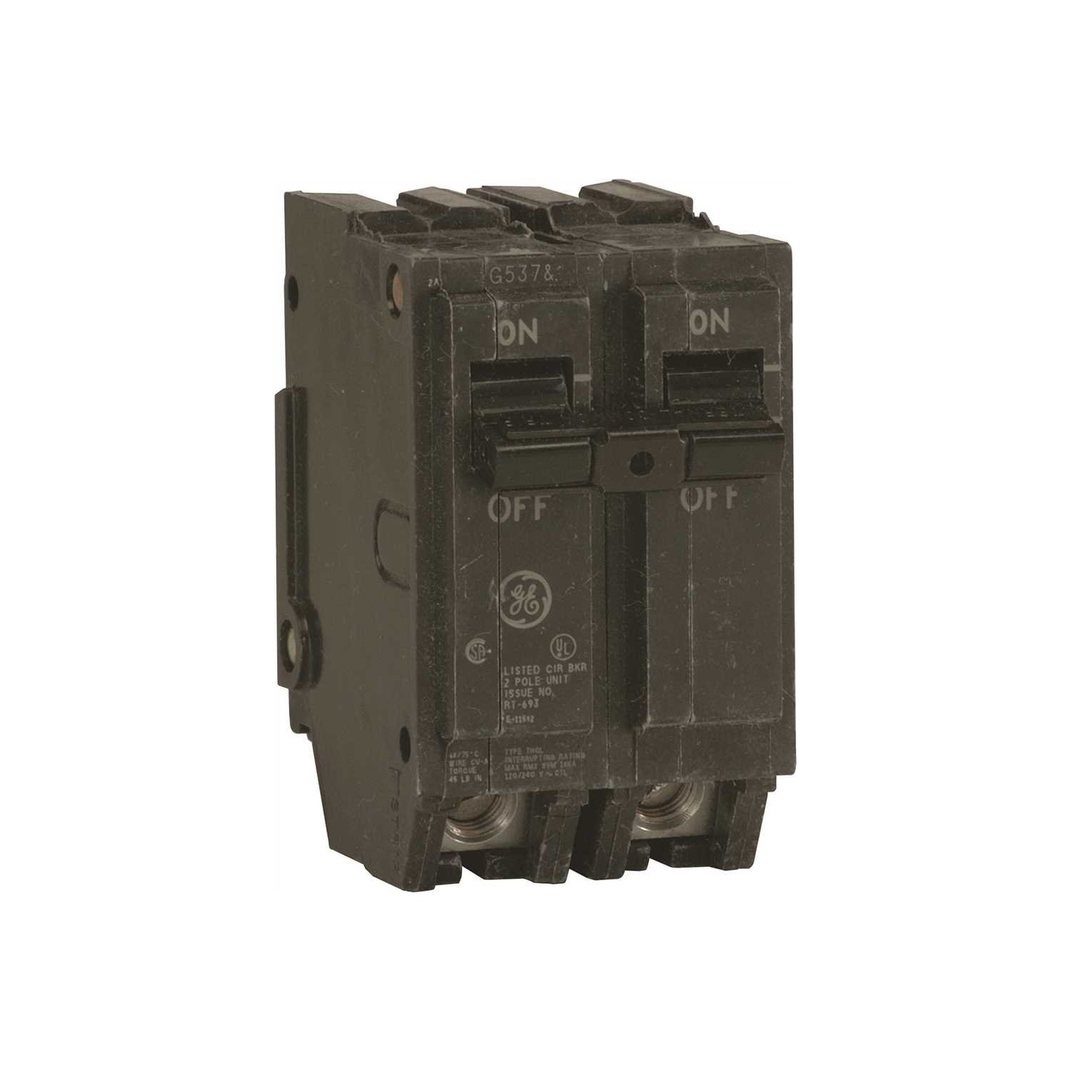 General Electric THQL21100 Thick Series 2-Pole 100-AMP Circuit Breaker ...