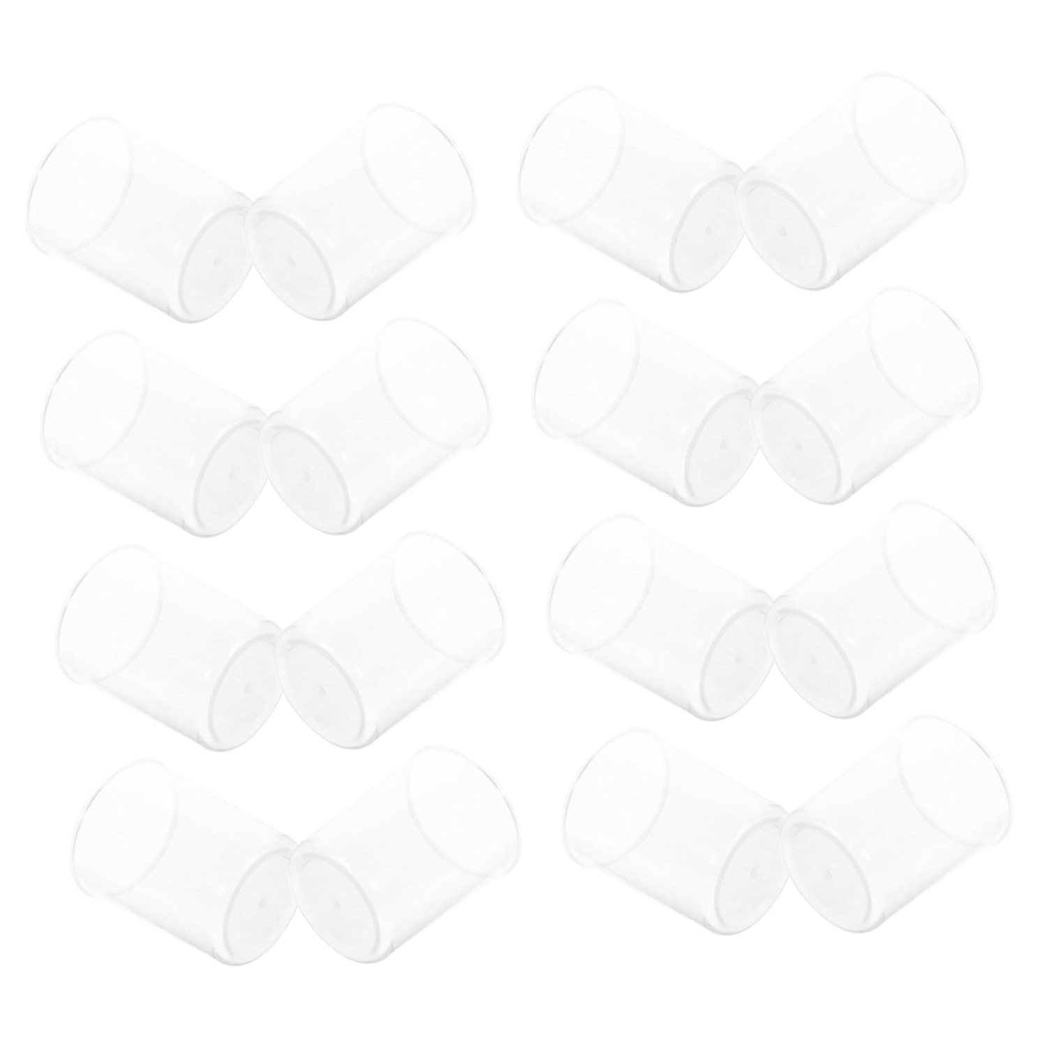DOITOOL 30Pcs Measuring Beakers Clear Graduated Laboratory Cups for ...