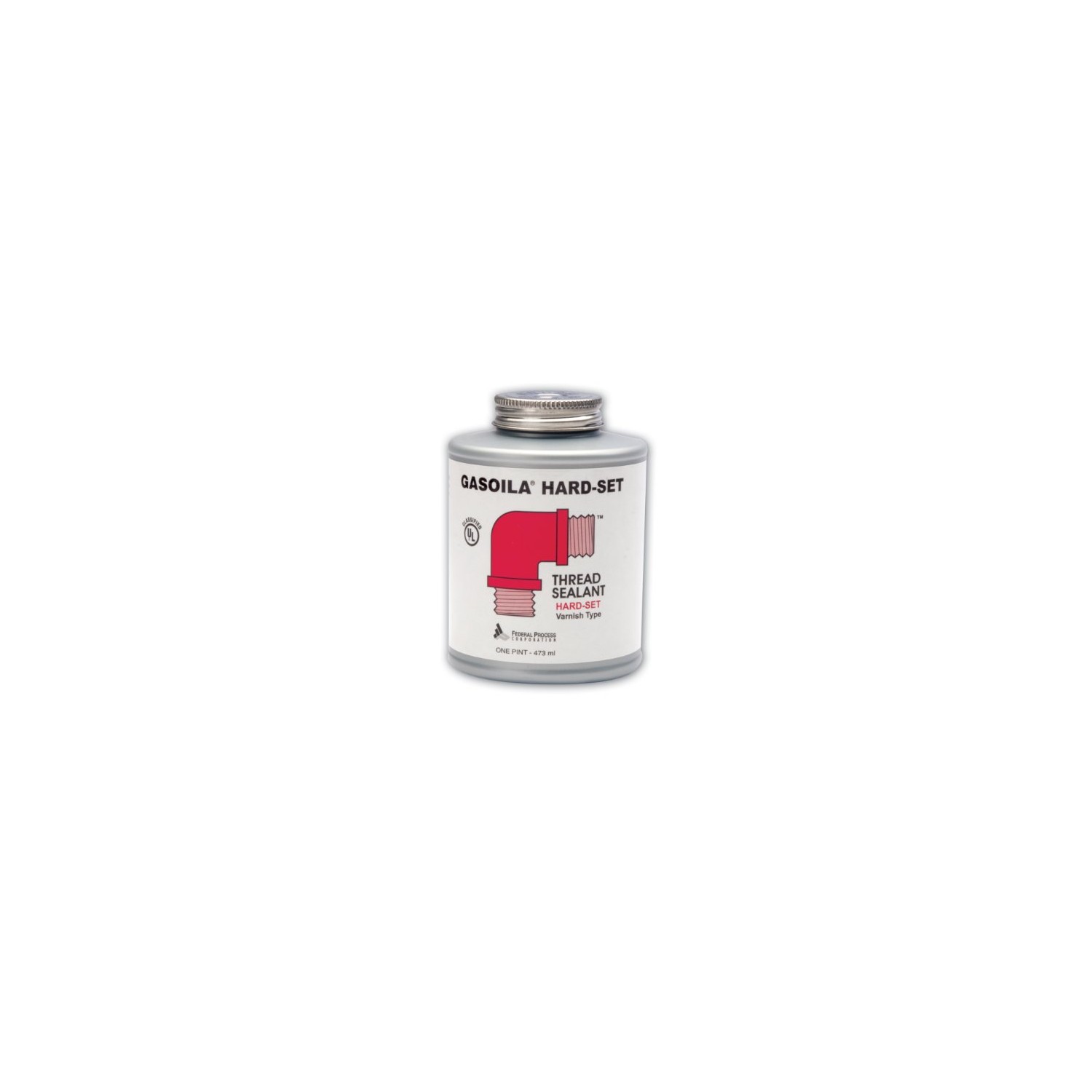 Gasoila Hard-Set Thread Sealant, -60 to 350 Degree F, 1 Pint with Brush ...
