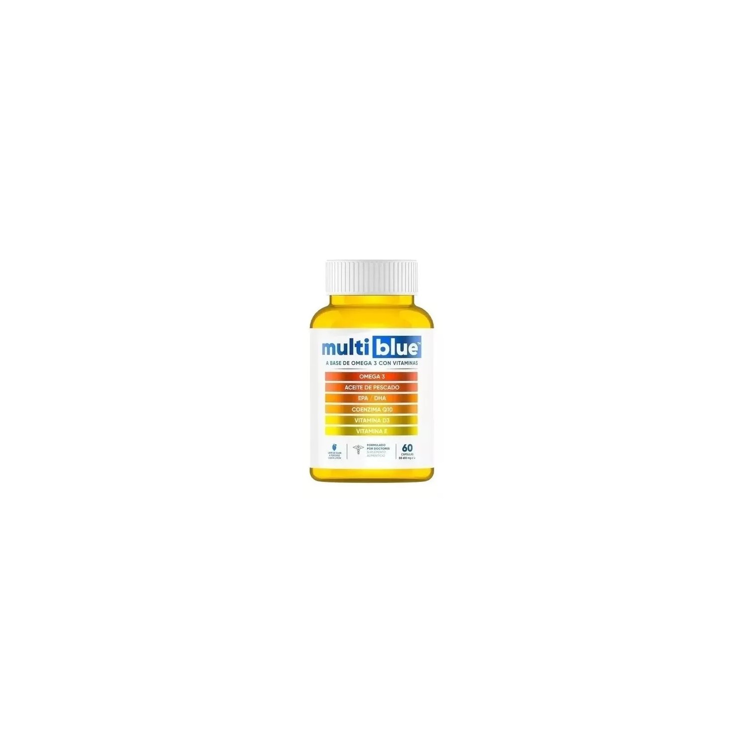 Multiblue Suplemento Alimenticio Con Omega 3 60 Capsulas - ibspot.com