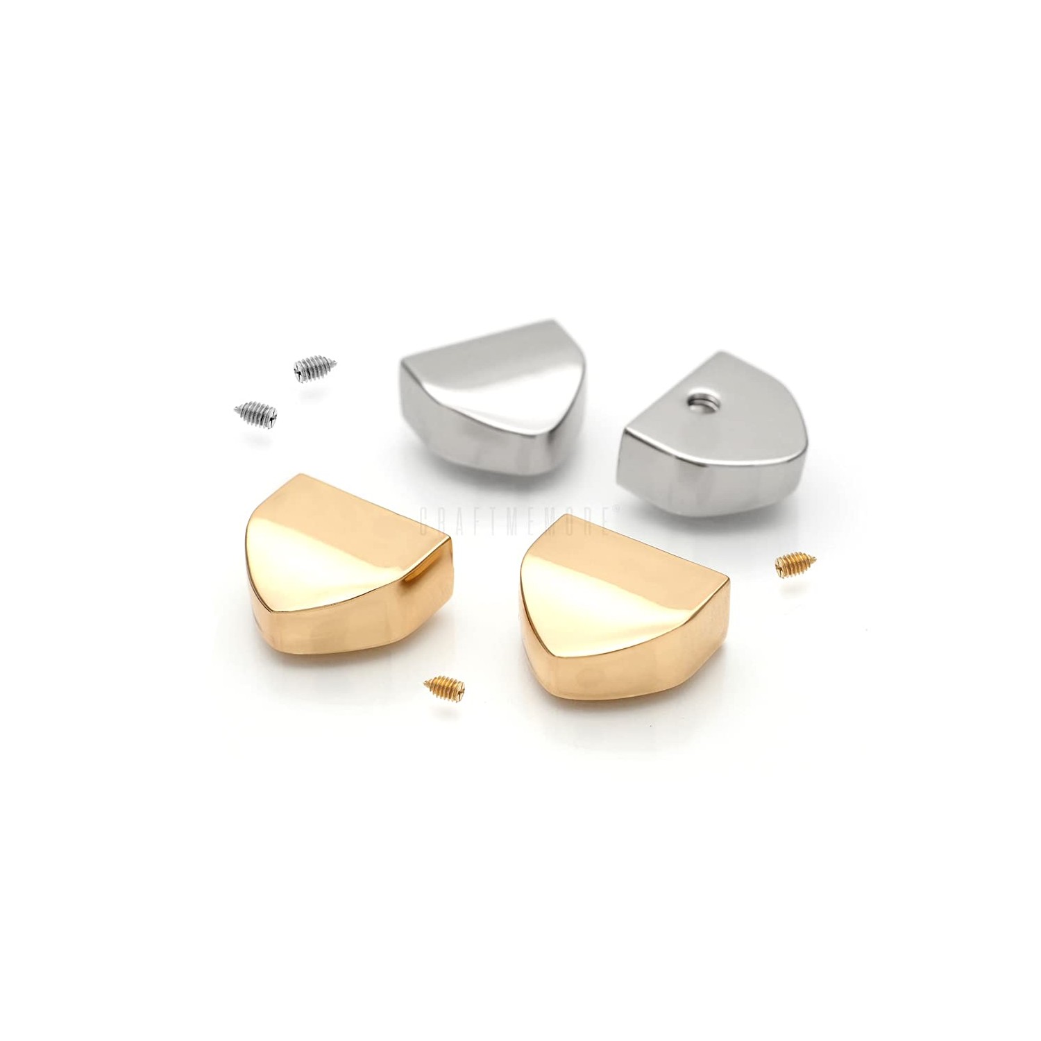 CRAFTMEMORE Belt Tip with Screw, Zipper Tip, Webbing Tip, Strap End ...