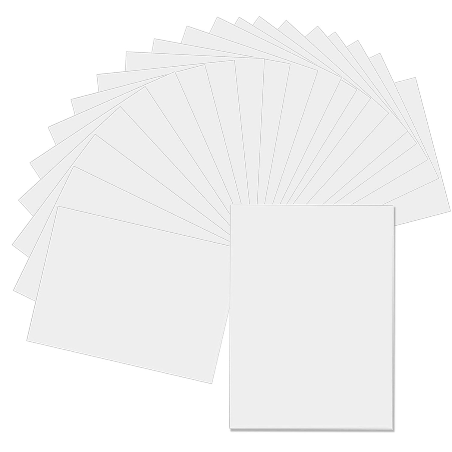 20 Sheet Mylar Stencil Sheets,A4 Blank Mylar Stencil Sheets,Mil Mylar Stencil Film,Translucent ...