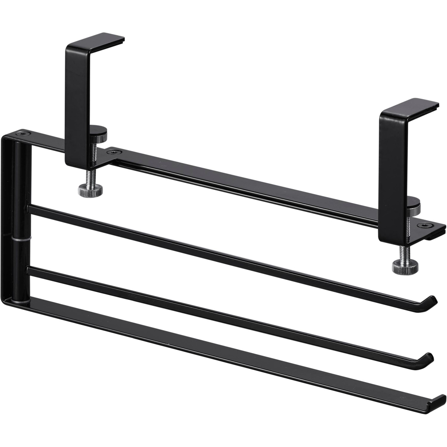Yamazaki 1790 Cooker Hood Horizontal Movable Dish Towel Hanger Black ...