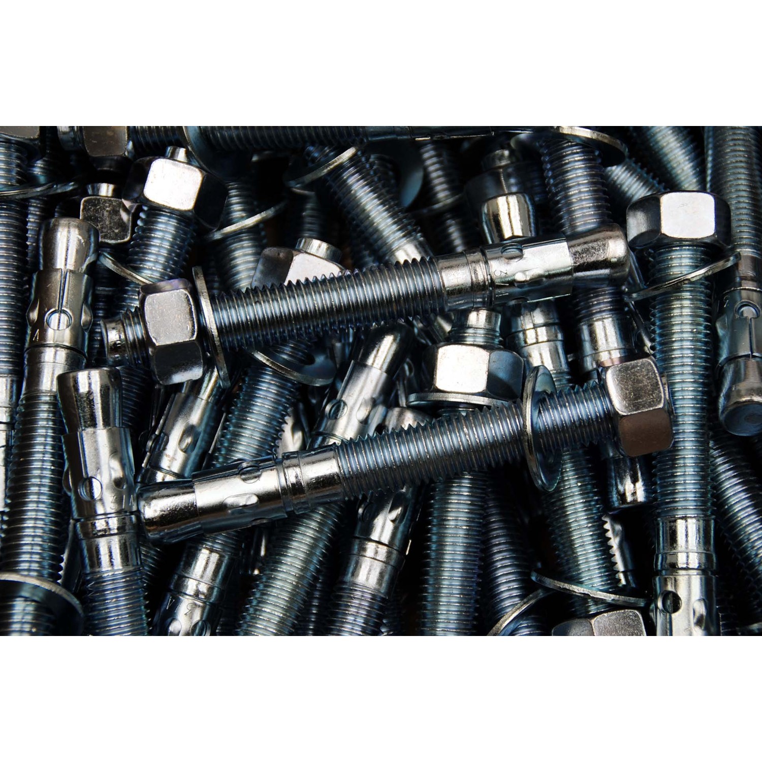 (8) Concrete Wedge Anchor Bolts 3/4 x 6-1/4 Includes Nuts & Washers ...