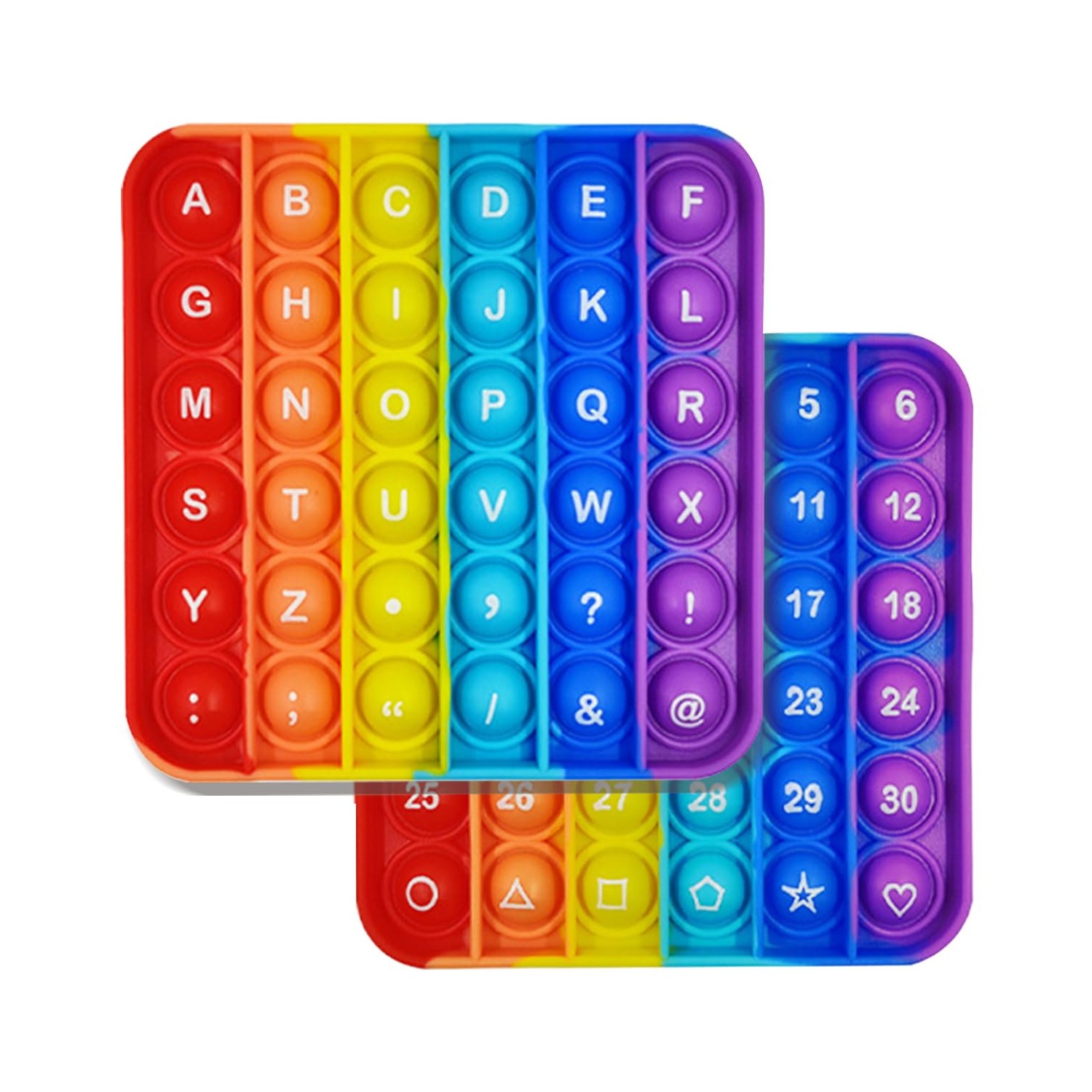 AK-SHIP AK-SHIP 2 in 1 Fidget Toys, ABC Learning and Educational Toys ...