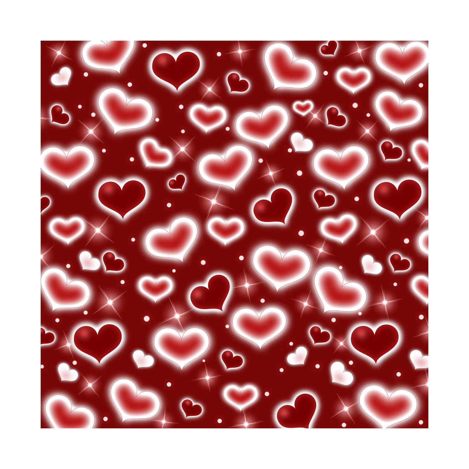 LYCGS 10x10ft Red Heart Backdrop 90s Backdrops for Photoshoot ...