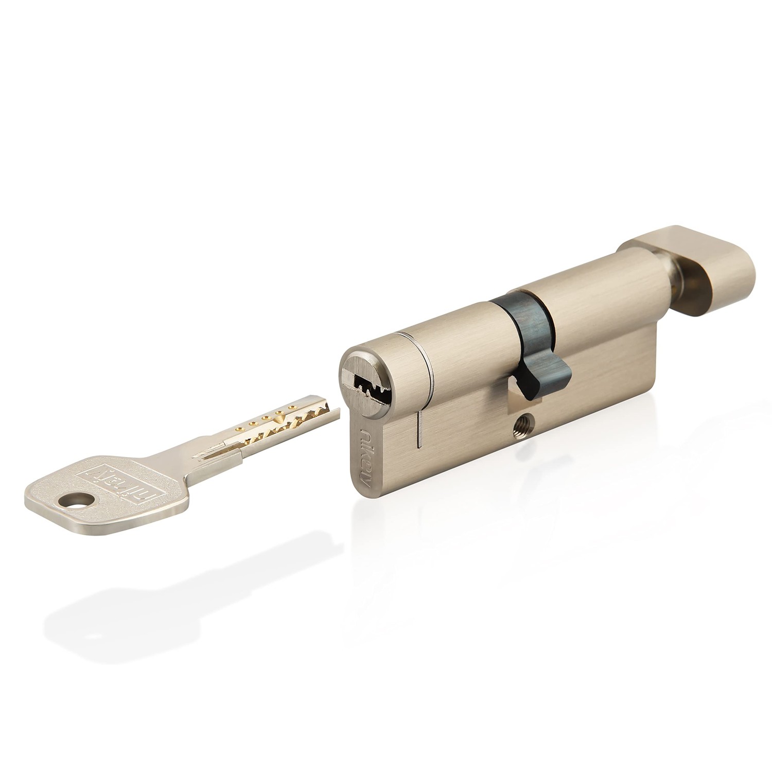 GERCAR N+G Knob Cylinder 30/30 with Drill Protection - Lock Cylinder ...