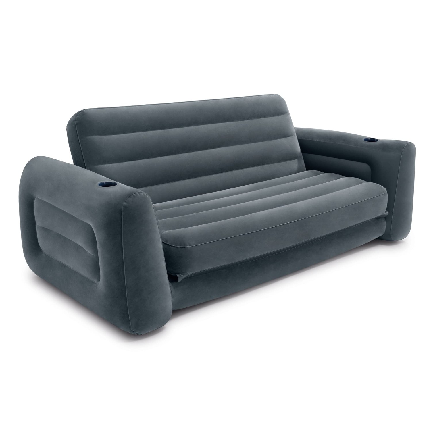 Intex Intex Inflatable Pull-Out Sofa: Velvety Surface, 2-in-1 Valve ...