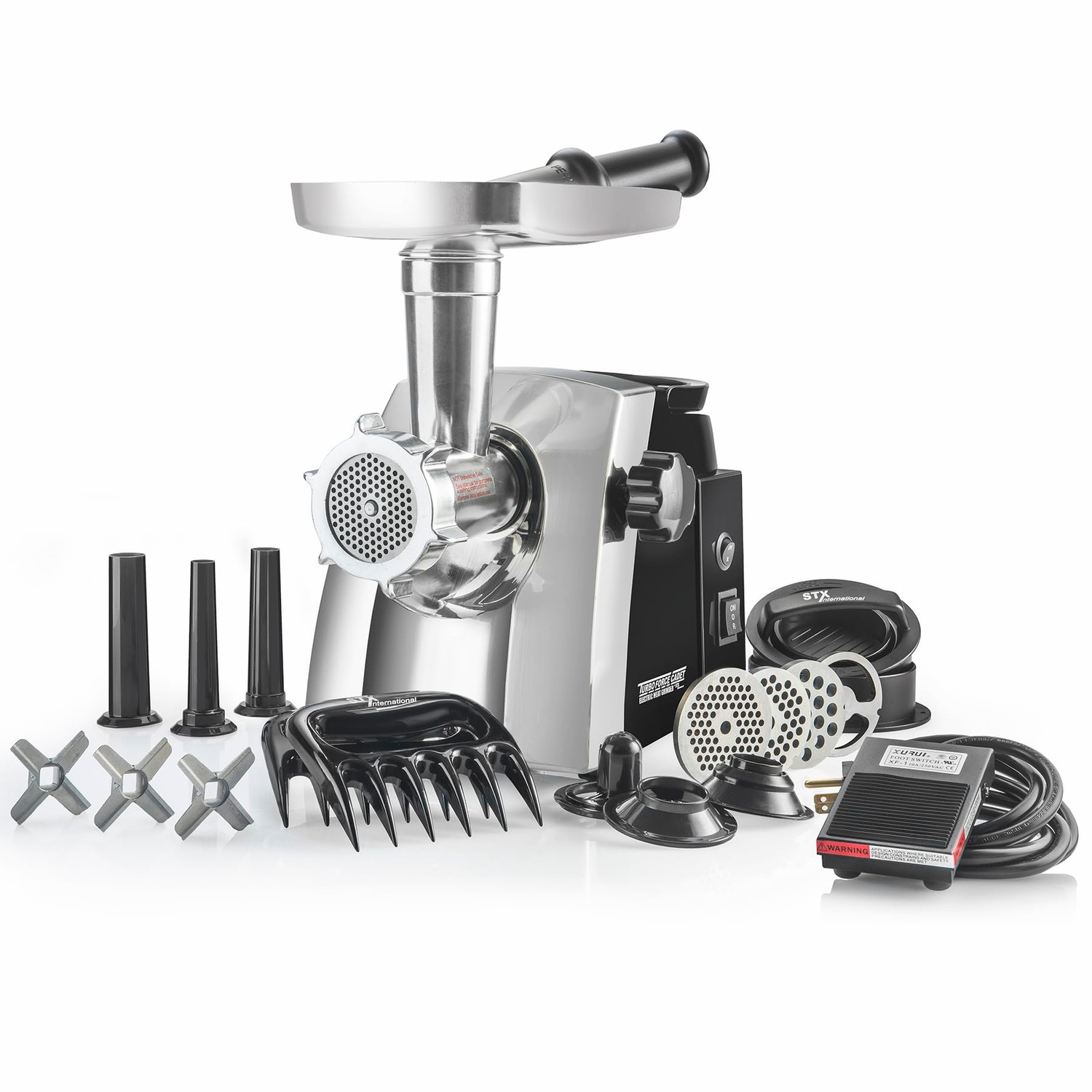 STX Turboforce Cadet 2000 Series 6-in-1 Powerful Home Use Electric Meat ...