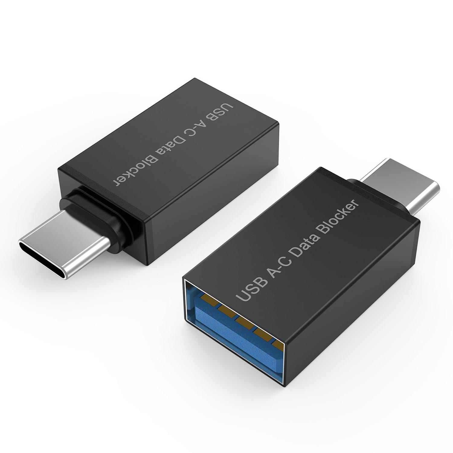 MMOBIEL USB Data Blocker [Pack of 2] USB-C to USB-A - Protects Against ...