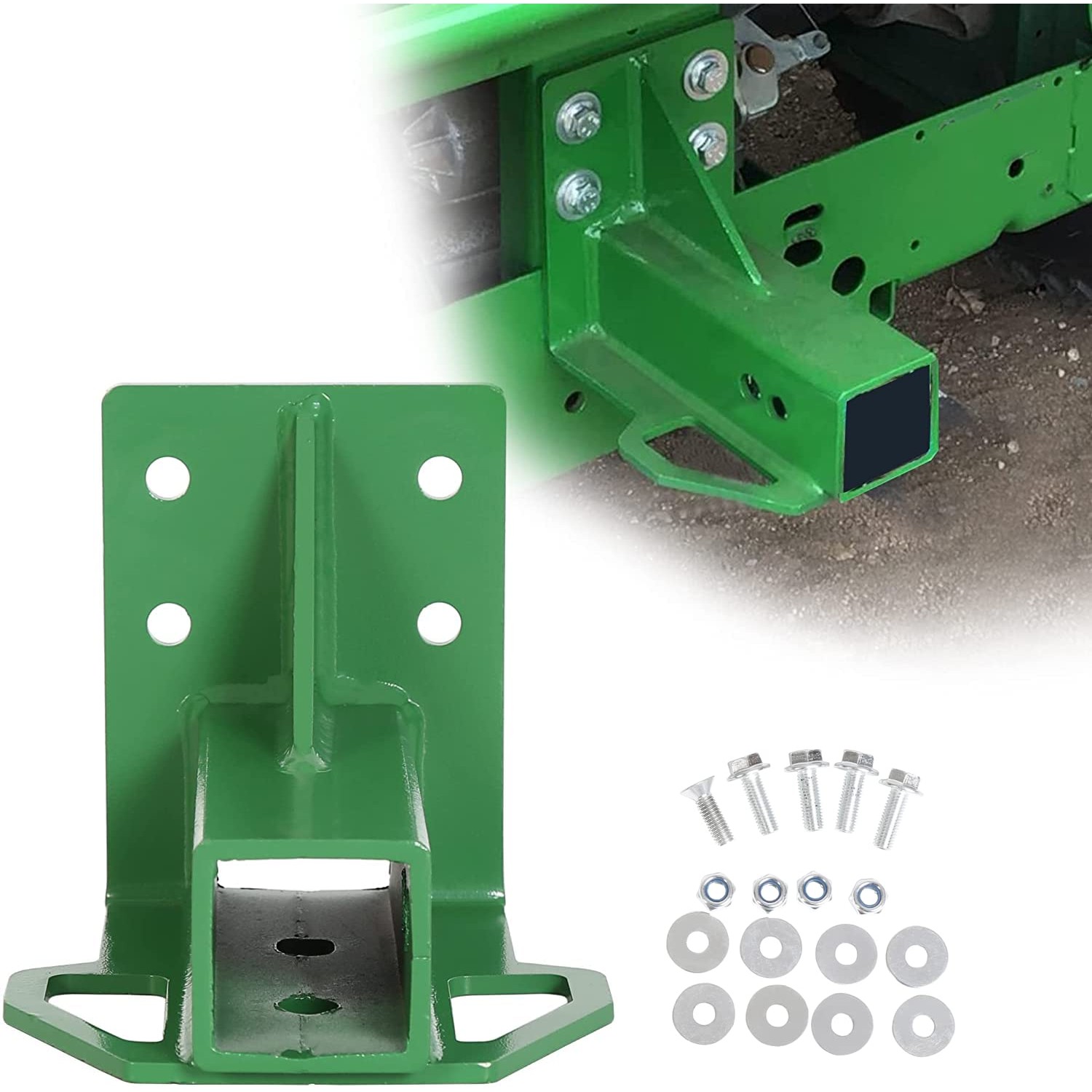 HECASA Rear Trailer Hitch Receiver for John Deere Gator 4x2 6x4 Old ...