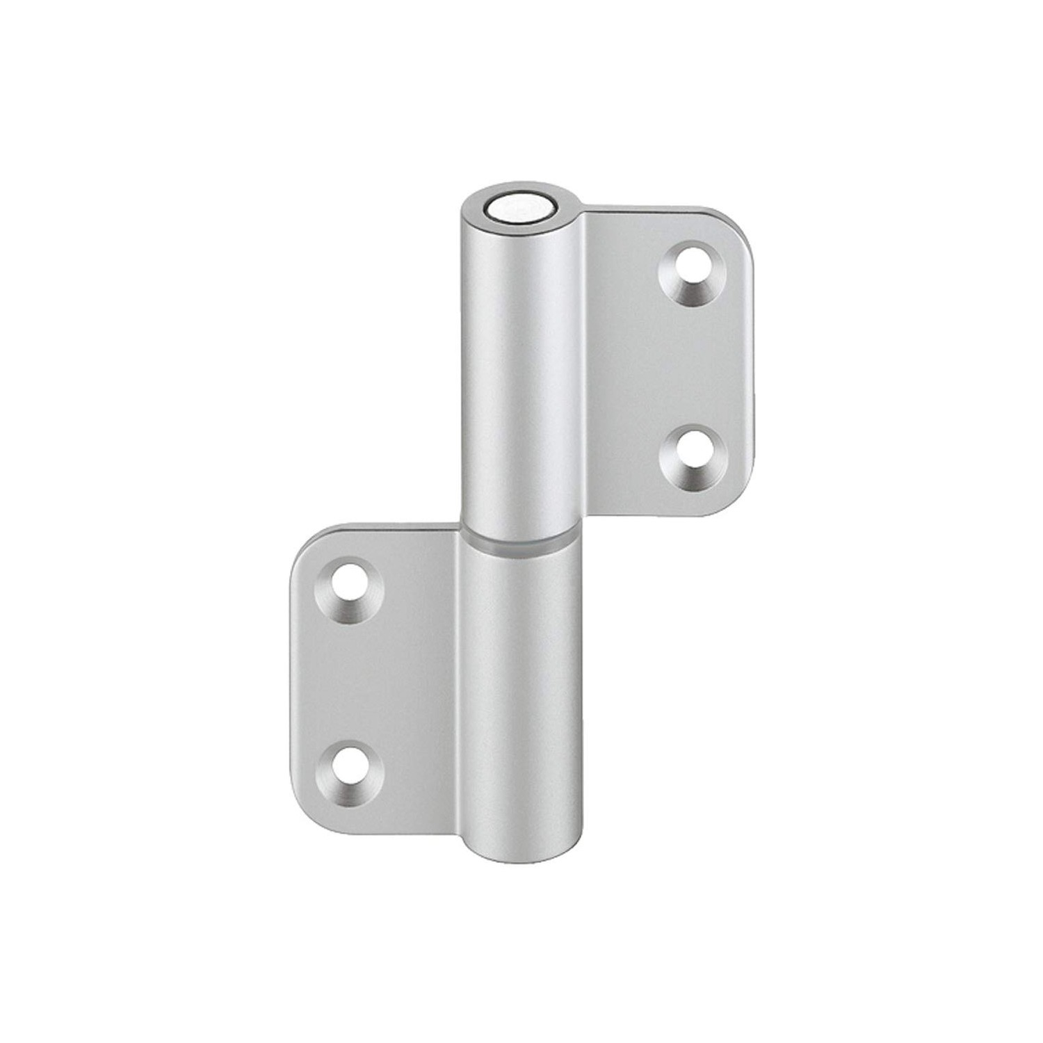 Gedotec Screw-On Tape Aluminium Door Hinge for Sanitary Toilet Cubicles ...