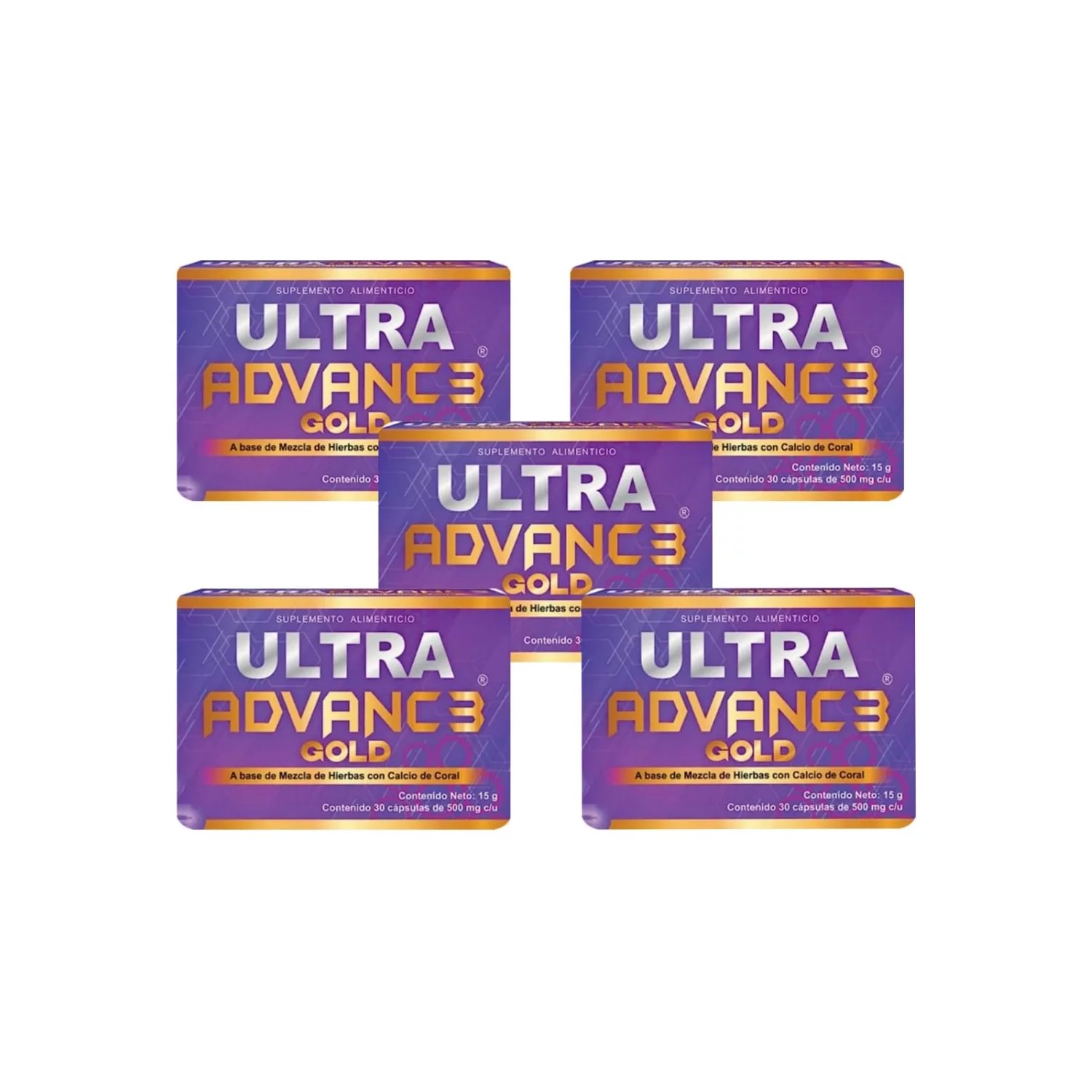Ultra Advance Gold 30 Tabletas De 500mg Pack 5 Cajas - ibspot.com