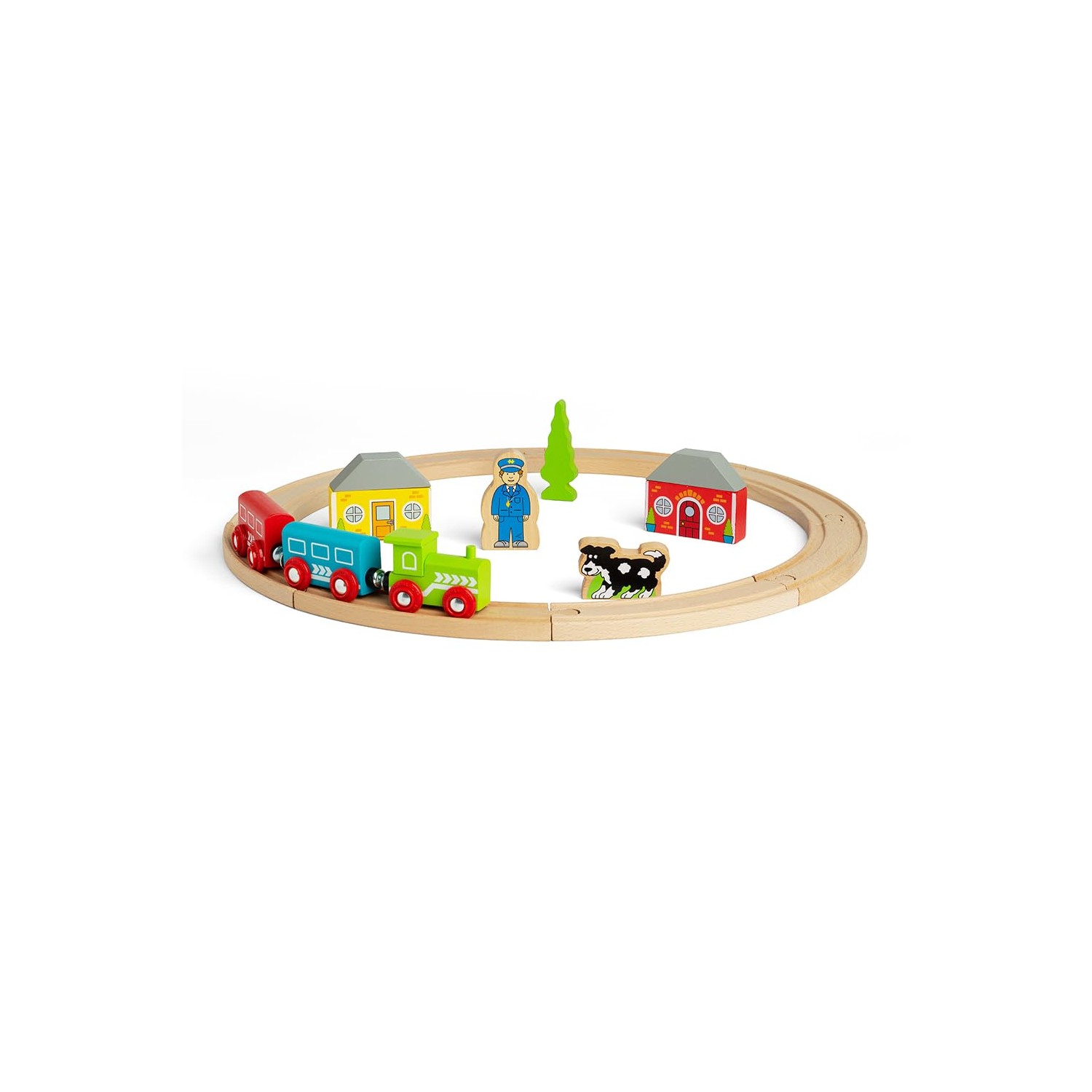 Bigjigs Rail, First Train Set, Wooden Train Set, Train Gifts for Kids ...