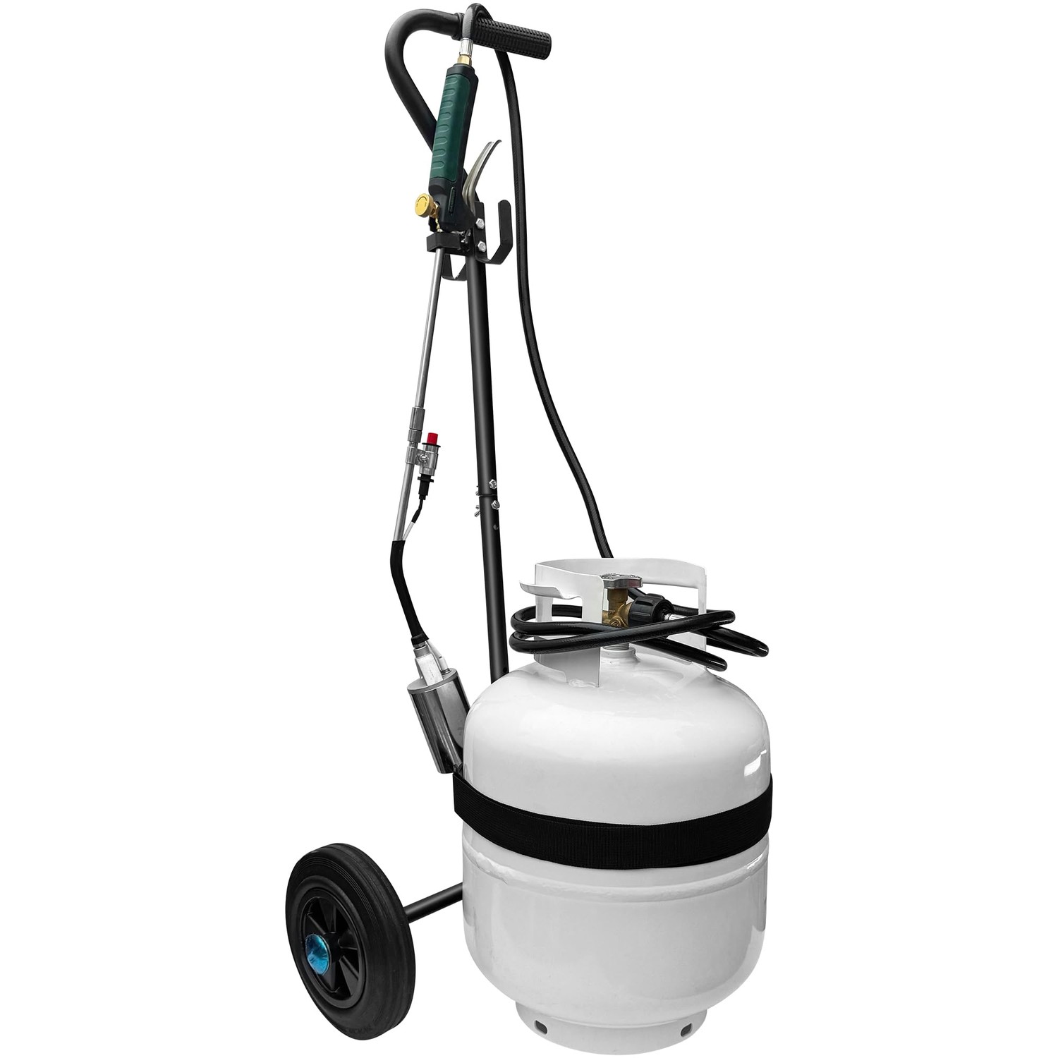 Portable Propane Tank Dolly with Wheels, Propane Tank Cart for Fire Pit ...
