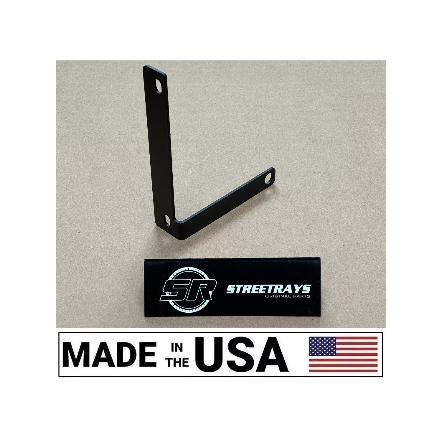 STREETRAYS [SR] Side Flat License Plate Relocation Holder Bracket for ...