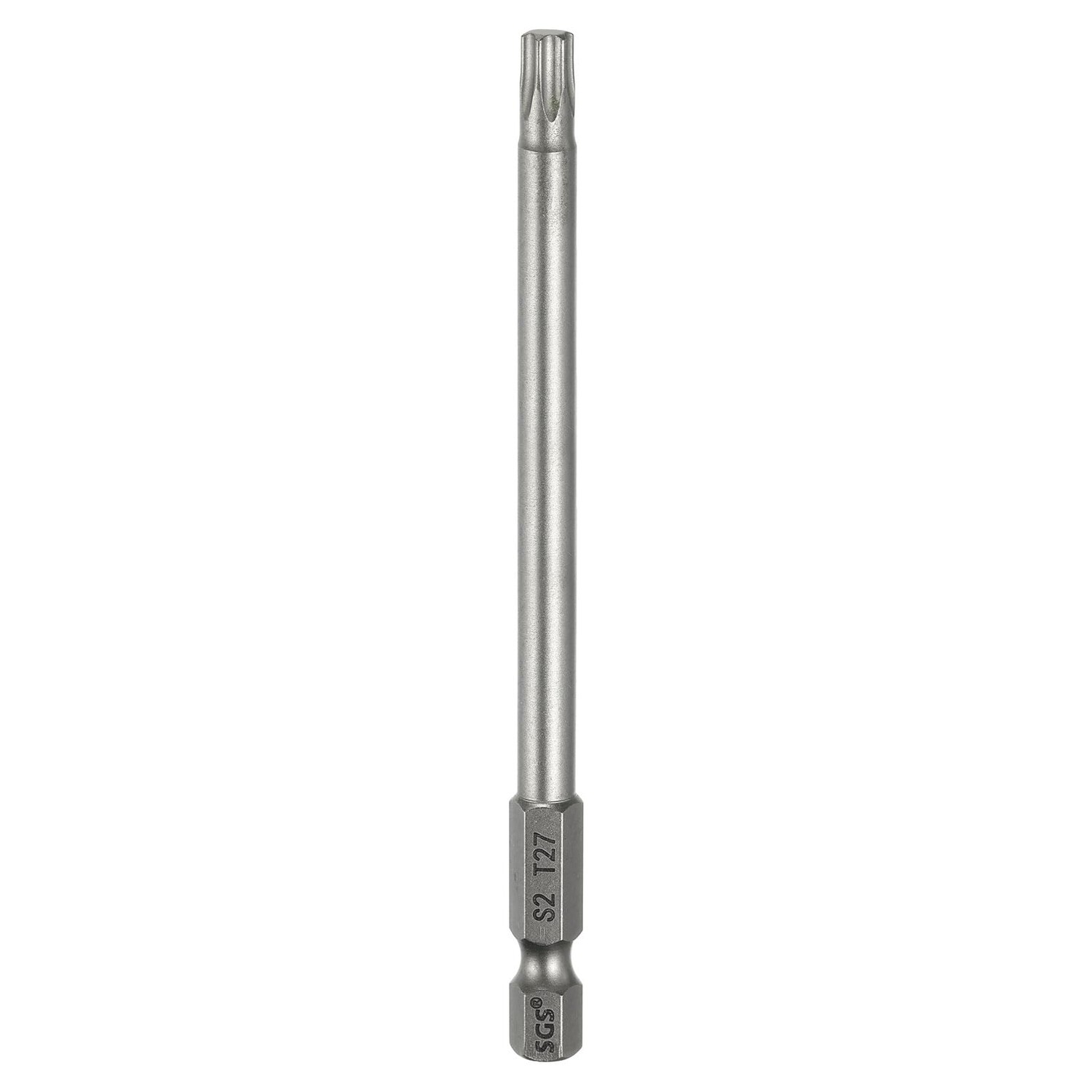 HARFINGTON T27 Torx Head Screwdriver Bit 1/4" Hex Shank 4" (100mm) Long ...