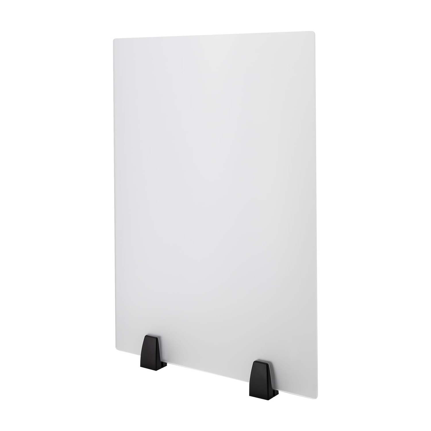 2 Pack Desk Privacy Panels,Modern Dual Frosted Plexiglass 24 x 18 inch ...