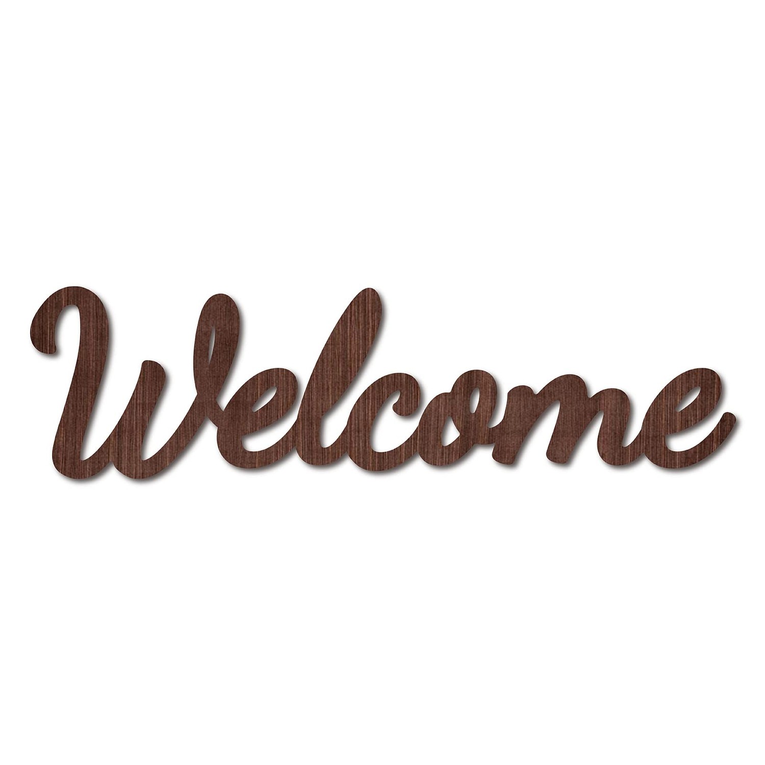 CREATCABIN Wood Sign Wall Art Welcome Letter Sign Laser Cut Words ...