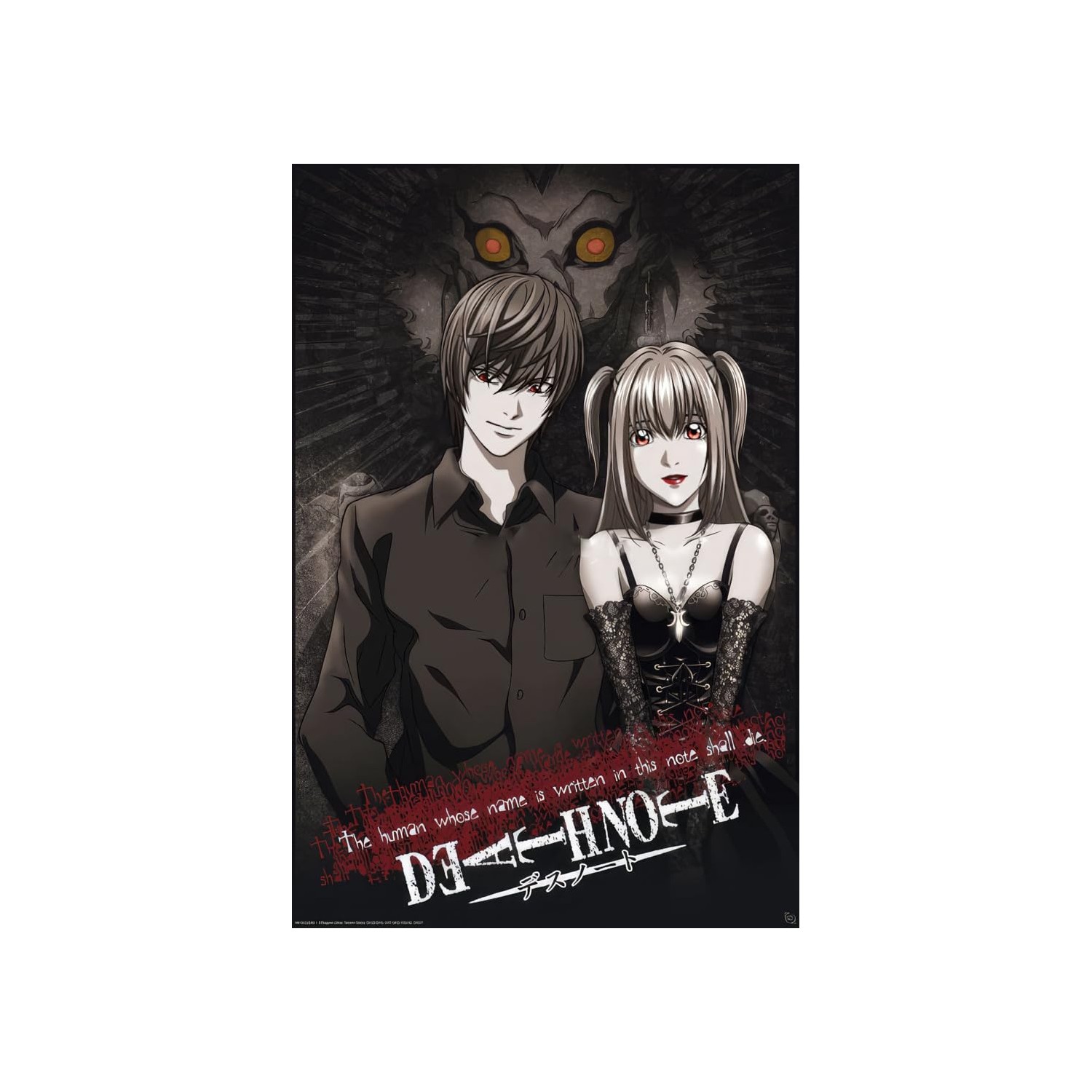 Death Note - Anime TV Show Poster (Power Couple - Light & Misa) (Size ...
