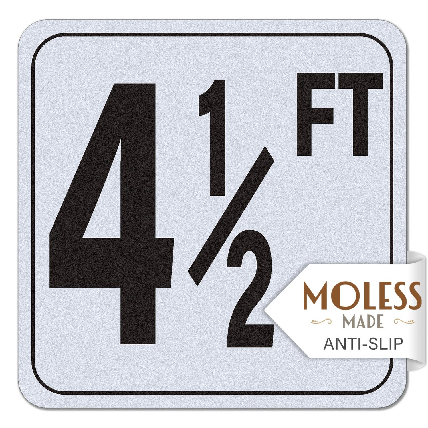 MOLESS 4½FT Pool Depth Marker Stickers – 6x6″ Anti-Slip Vinyl Tile ...