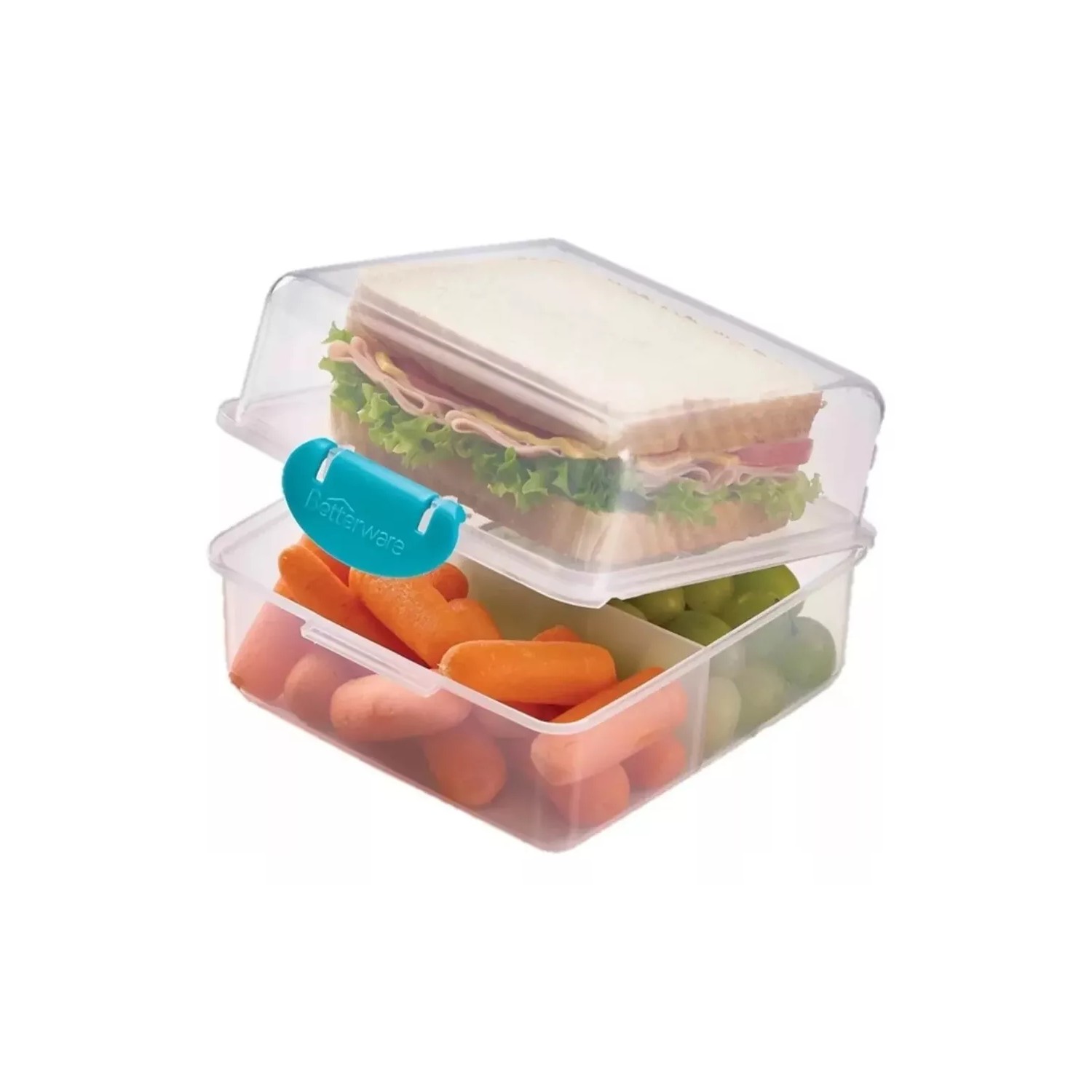 Betterware Topper Con Divisiones, Doble Sandwichera Lleva Tus Alimentos ...