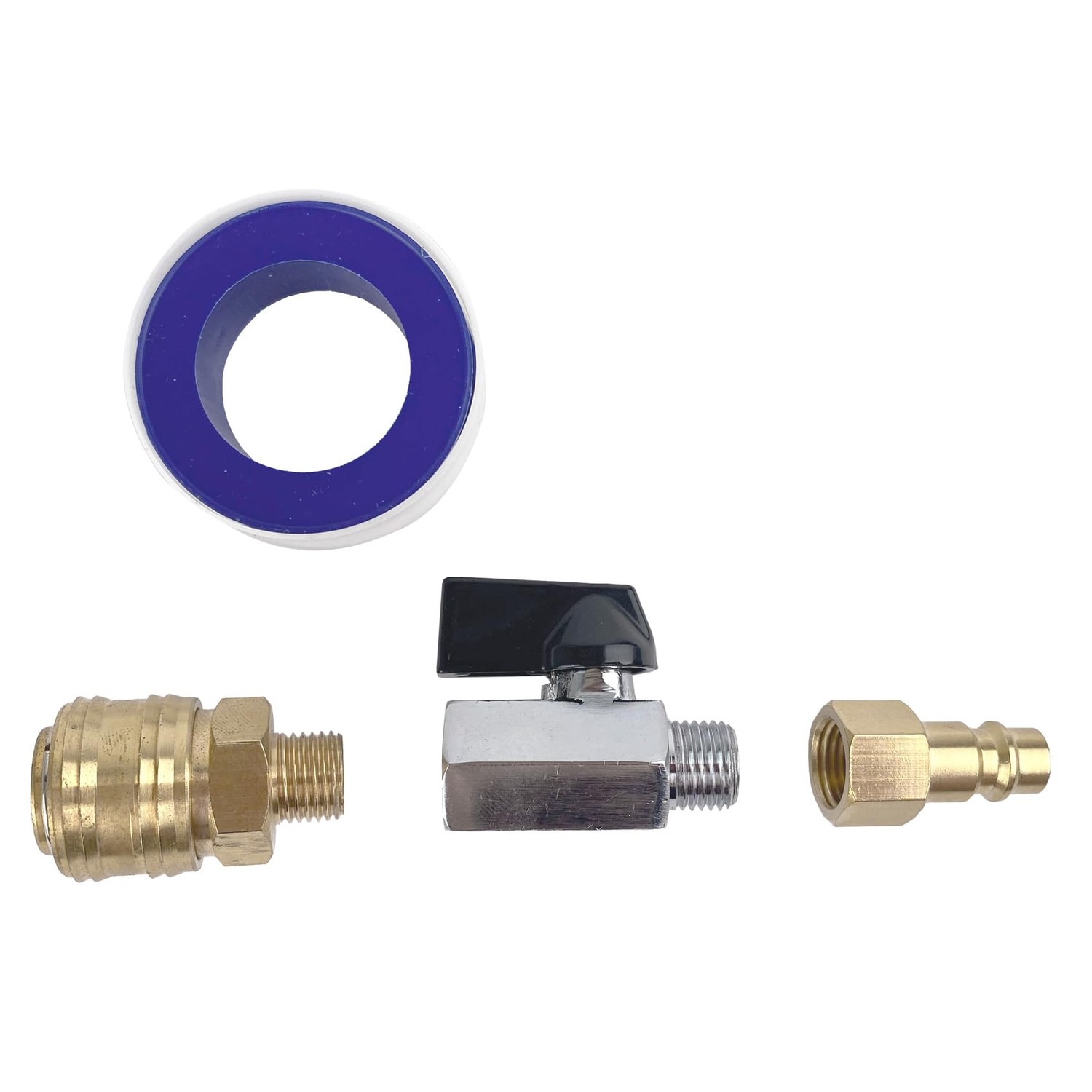 WELDINGER Compressed Air Quick Release Coupling 1/4 Inch with Ball ...