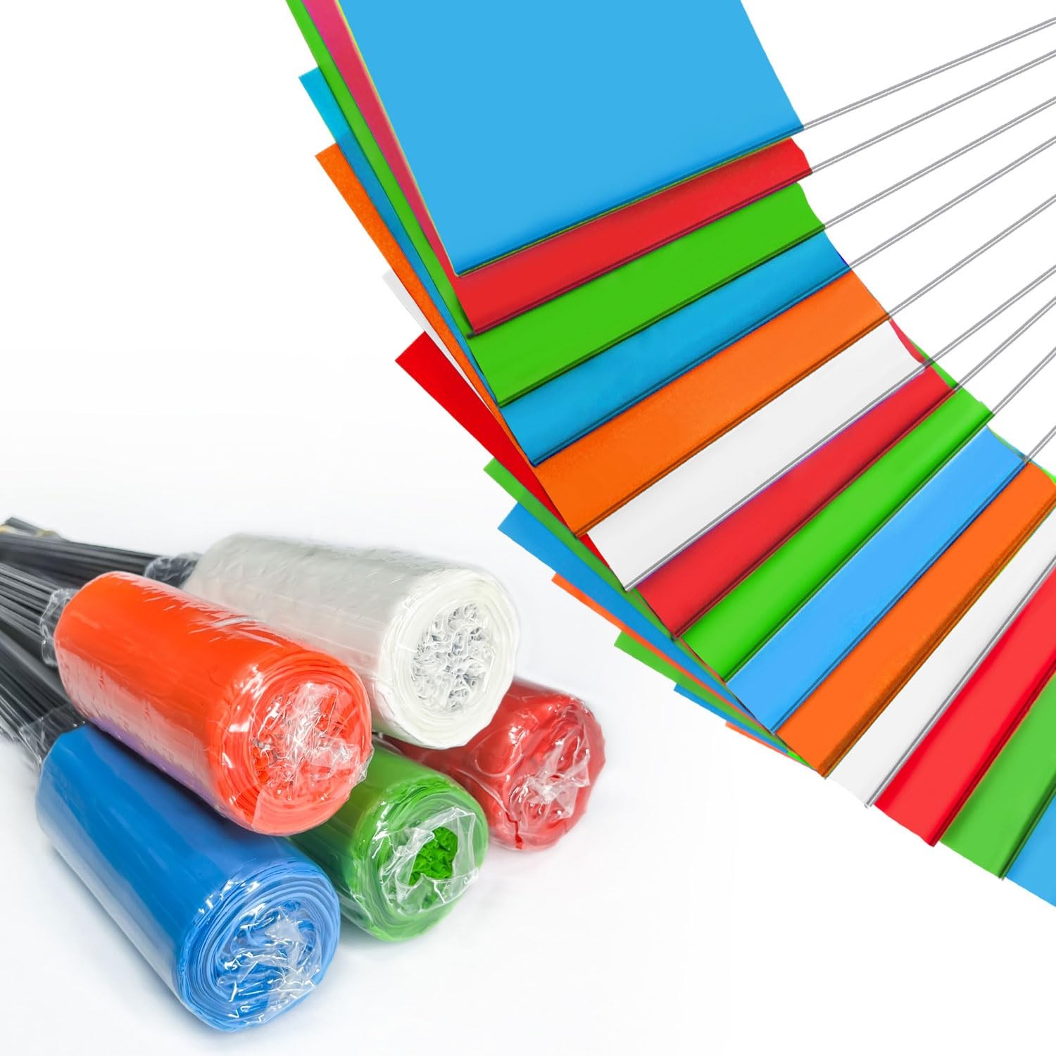 Zozen Marking Flags, Marker Flags, Yard Flags - 500 Pack | 100 x 5 ...