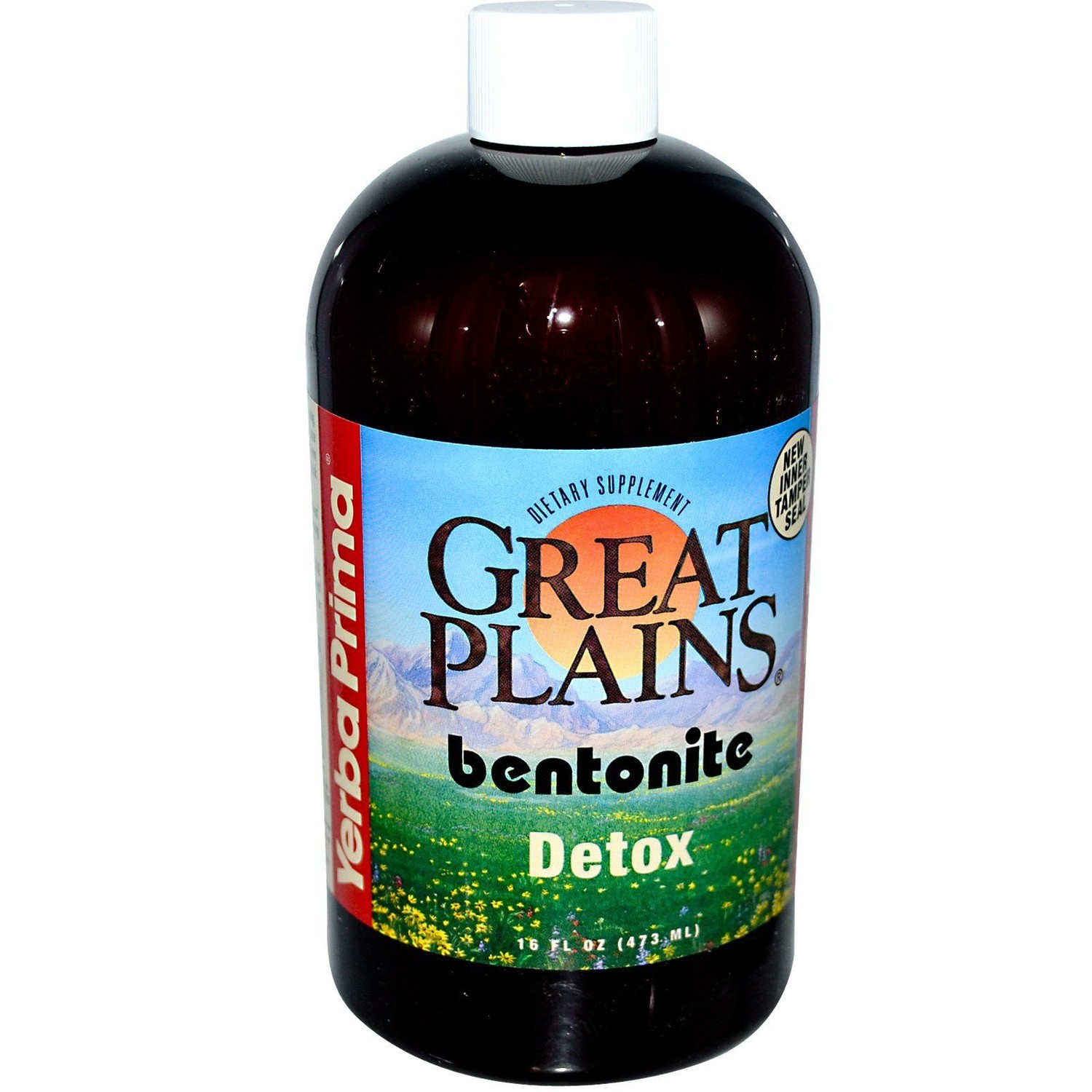 Yerba Prima Great Plains Bentonite Clay - Liquid Clay from Ancient ...