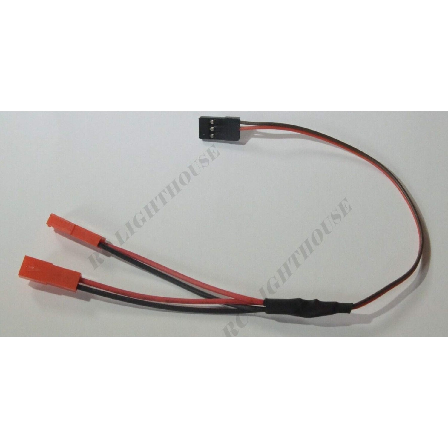 RC JR Male Splitter to 2 JST Female Plugs Futaba servo Receiver Plug ...
