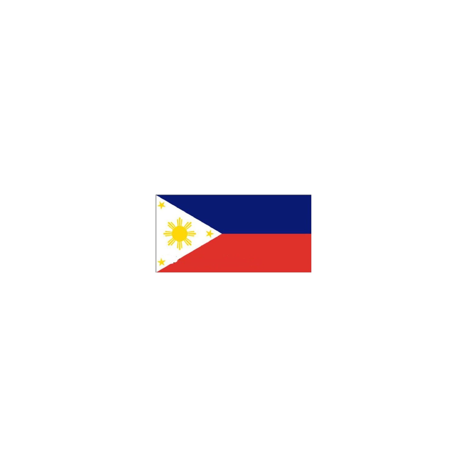 Flaggenking Philippines flag, multi-coloured, 150 x 90 x 1 cm, 17007 ...