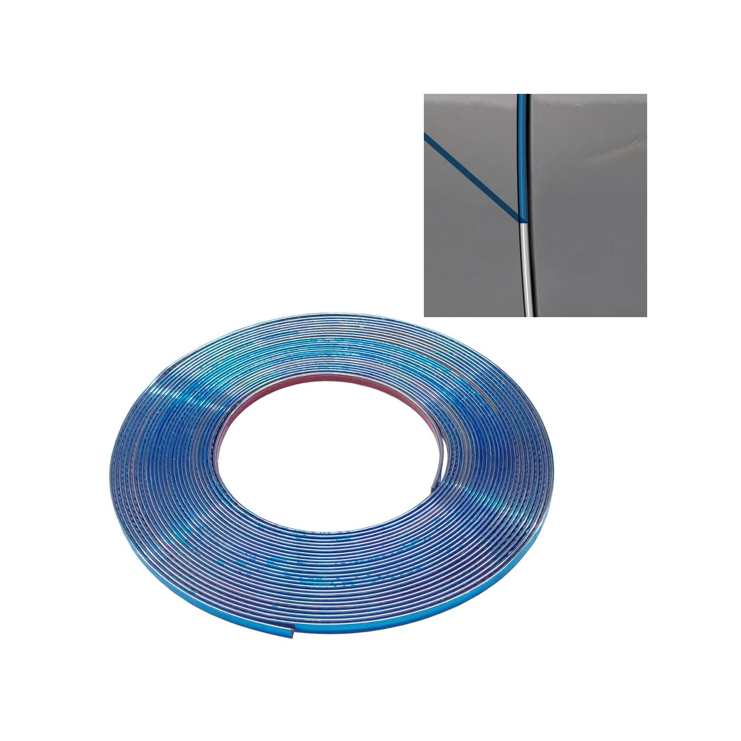 UHANBUT 39FT Automotive Chrome Trim Strip Line, 1/4" Wide PVC Scratch ...