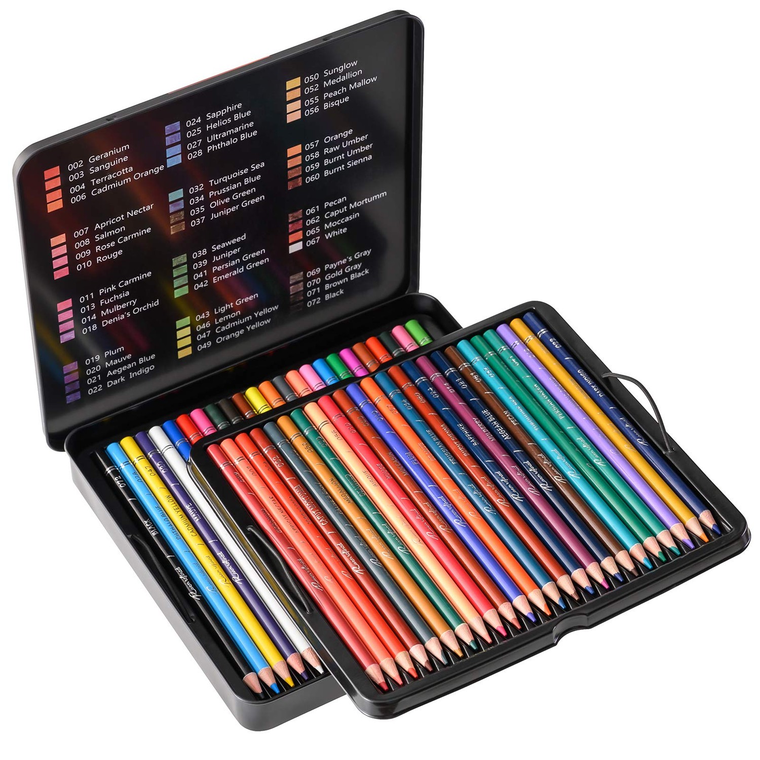 48 Premium Colored Pencils for Adult Coloring,Artist Soft Series Lead ...