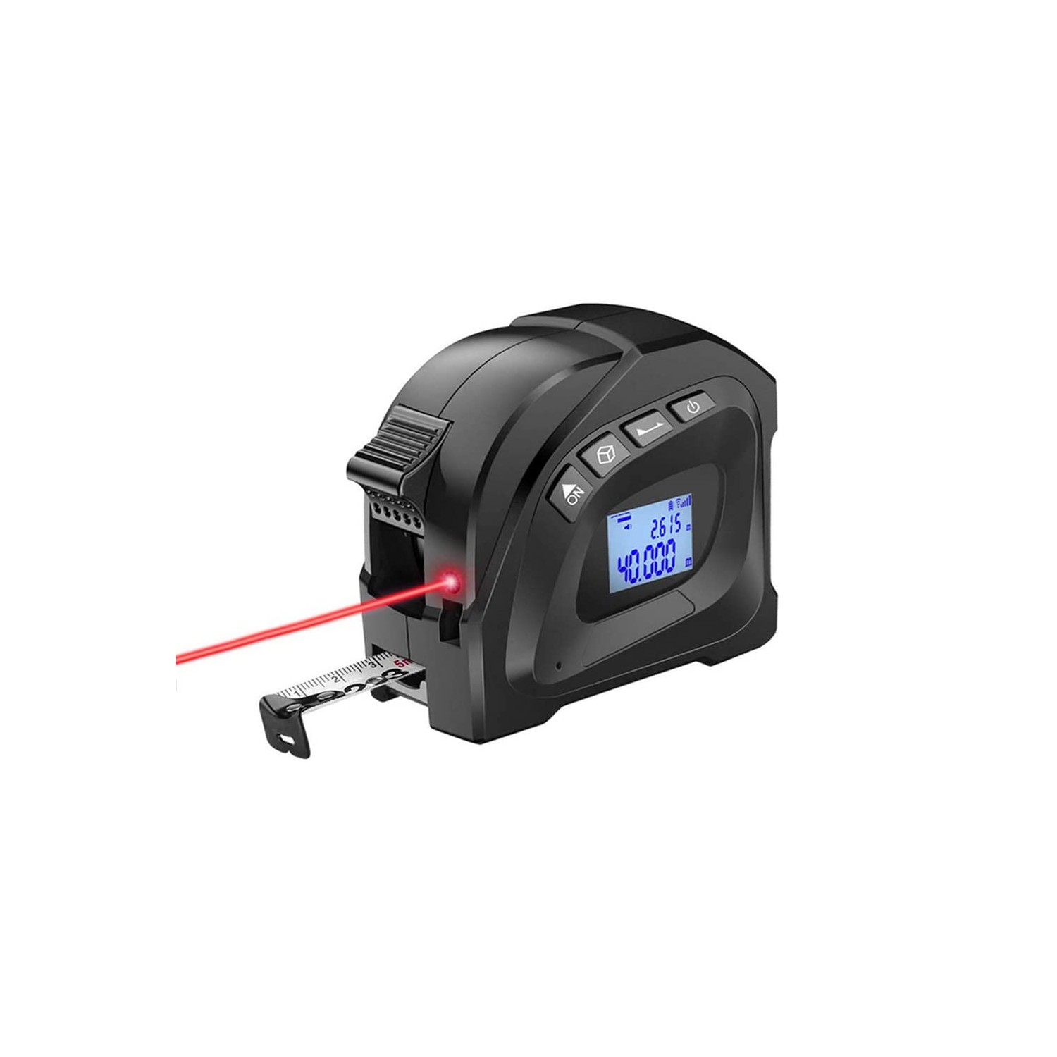 Measuring Tape Laser Rangefinder, 3 in 1 Digital Laser Tape Measure ...