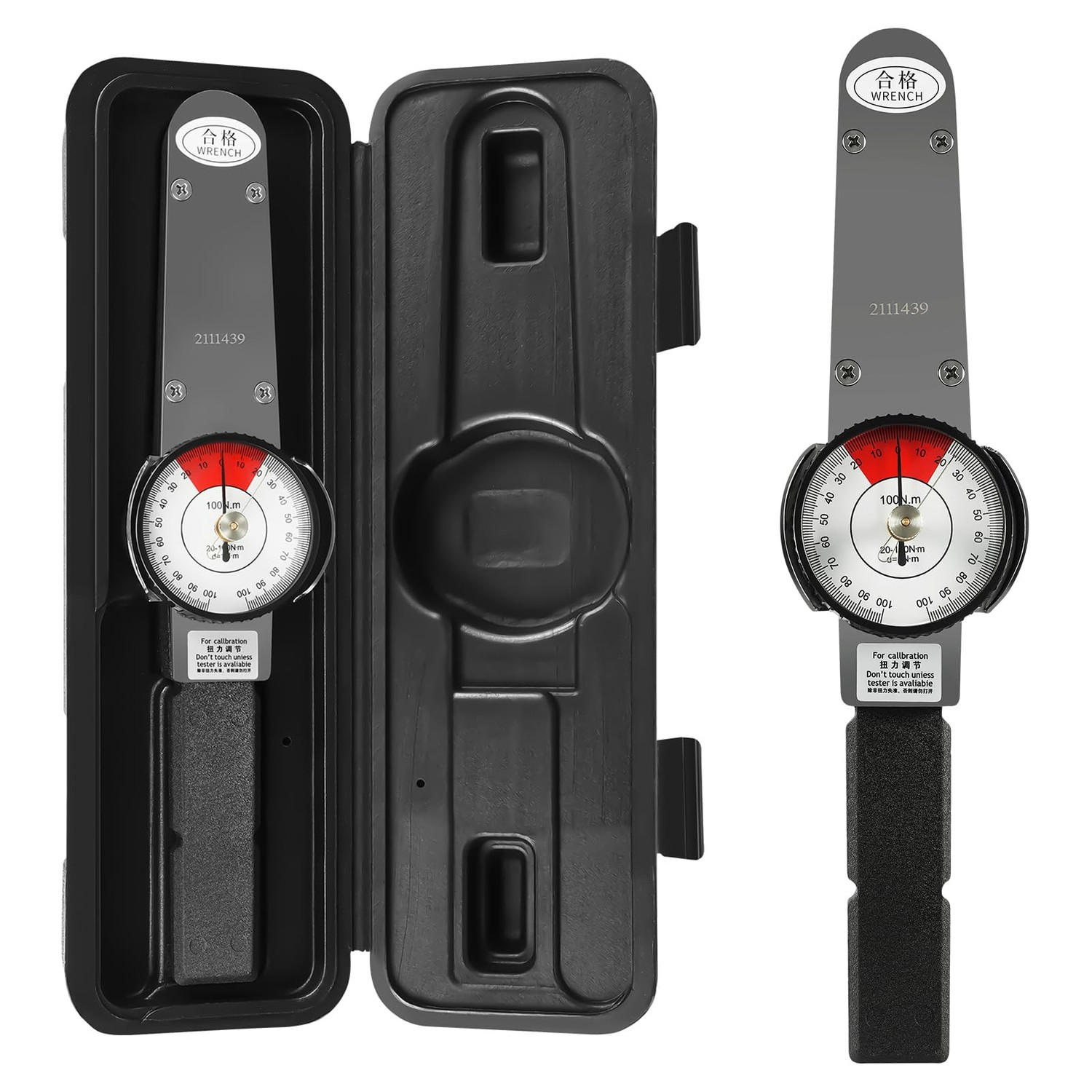 OCASAMI Dial Indicator Torque Wrench, Torque Wrench Calibration Tool 1/ ...