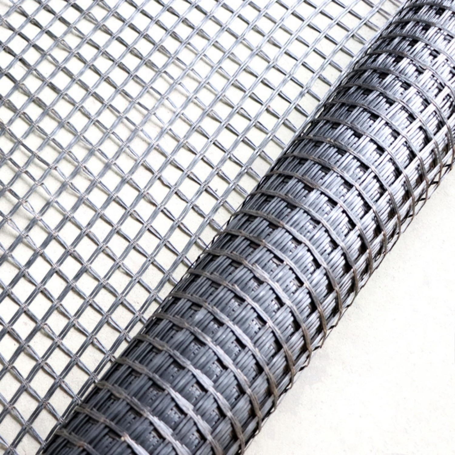 Universal Retaining Wall Geogrid Roll 4' x 98' for walls up to 6 feet ...