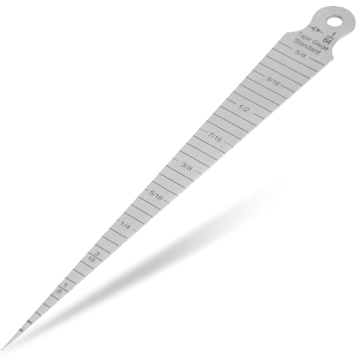 Stainless Steel Ruler Taper Gauge, Wedge Feeler Gauge, Stainless Steel ...