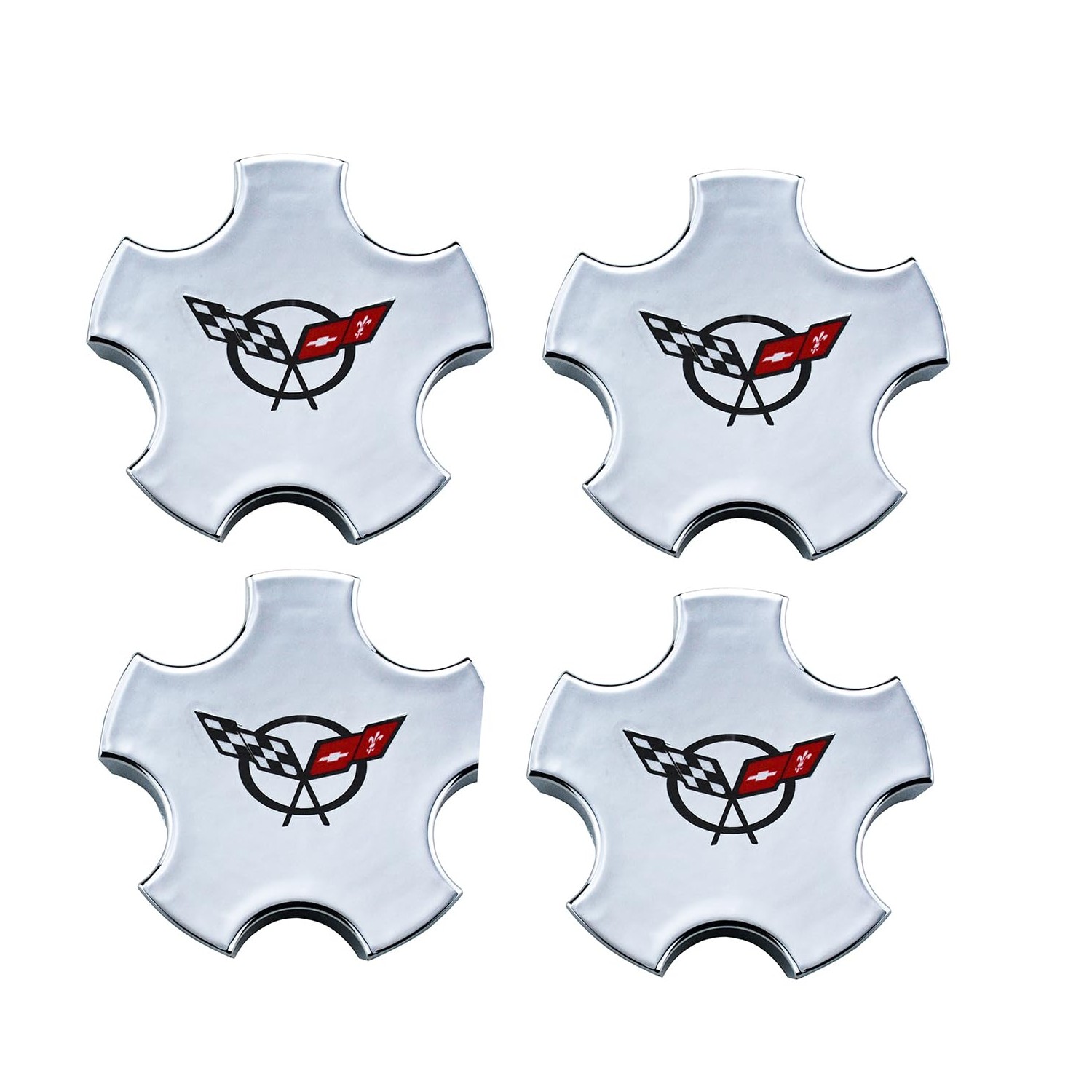 4 Cap Pcs Deal 2000-2004 C5 Corvette Z06 C5 Flag Wheel Center Caps ...