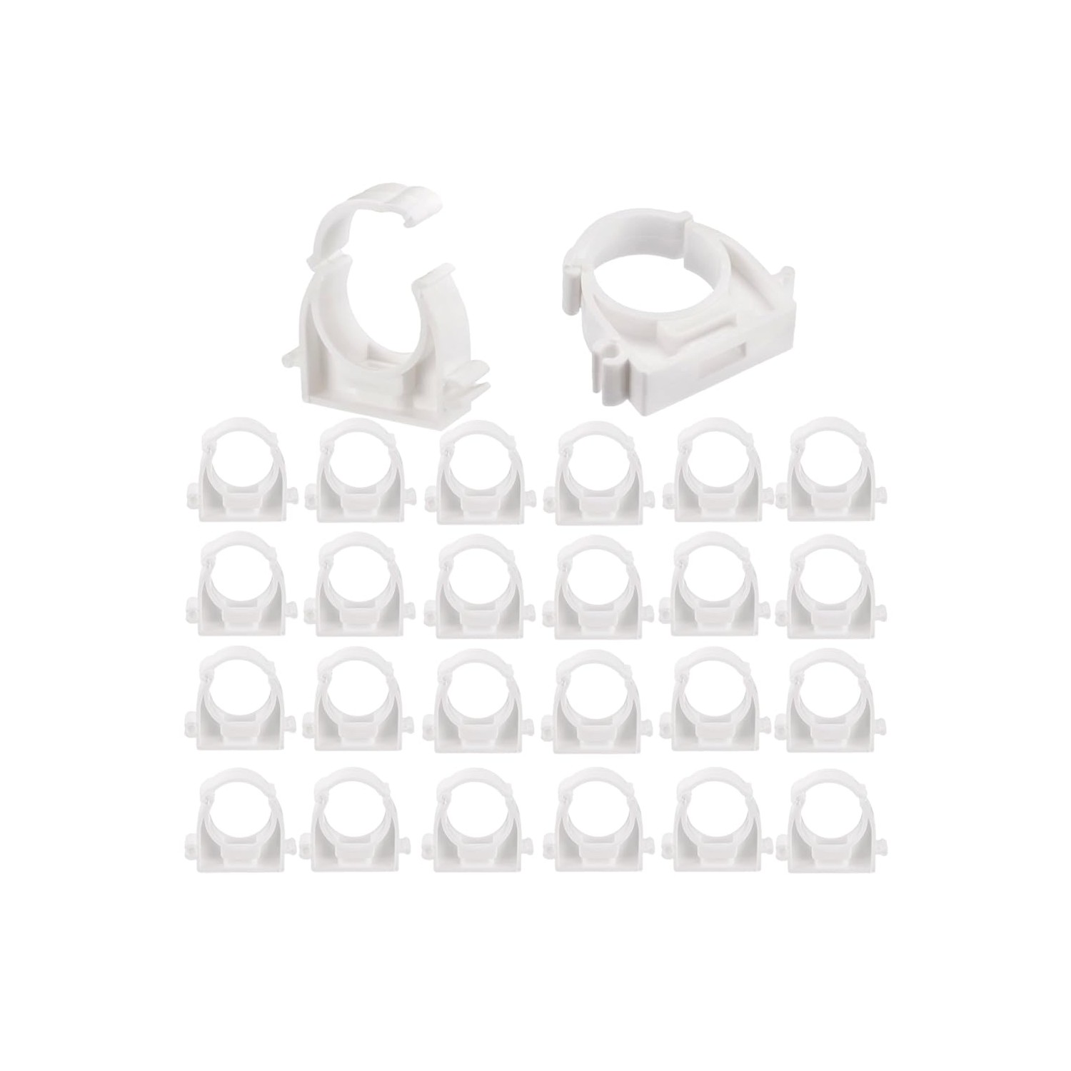 RXKFIGX 30pcs PVC Water Pipe Clamps Clips Inner Diameter 20mm Push-Fit ...