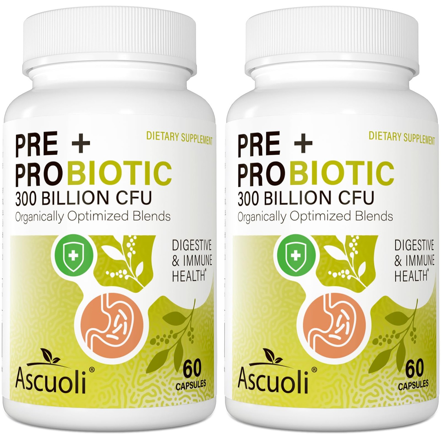 Probiotics for Women & Men - 300 Billion CFU, 22 Strains Probiotics ...