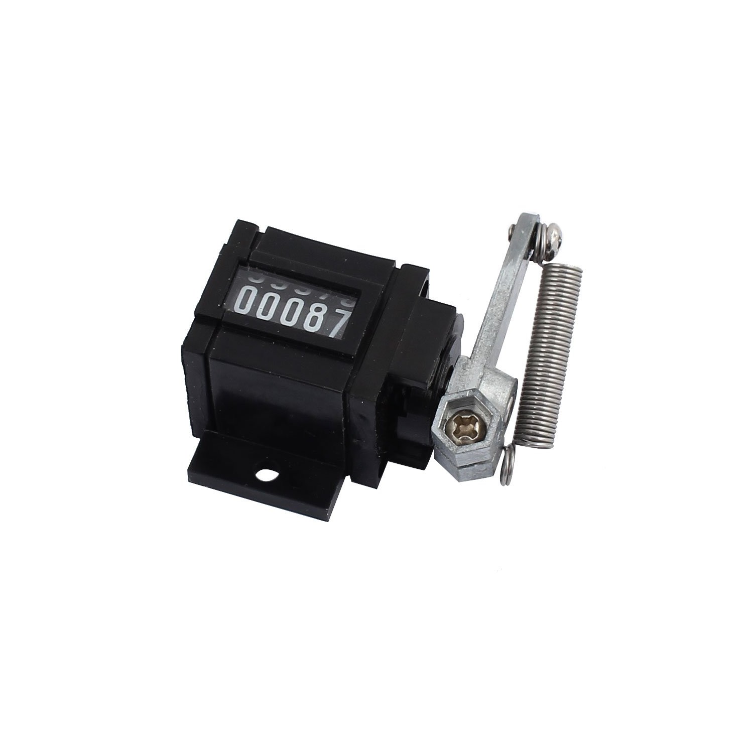 IIVVERR LY-05D Black Plastic Shell 5 Digits Spring Mechanical ...