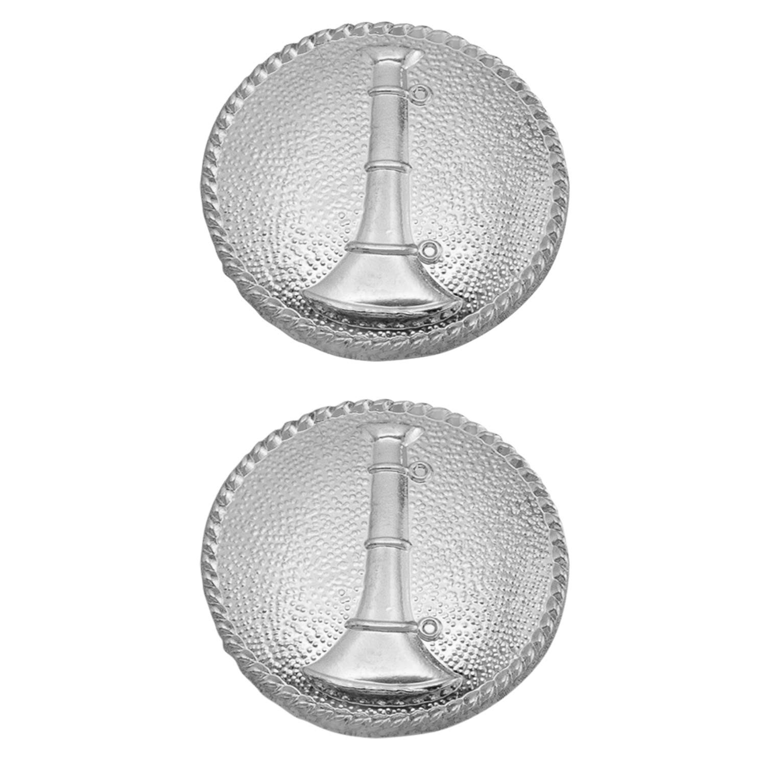 Smith & Warren Single Fire Lieutenant Bugle On Round Disc Collar Brass ...