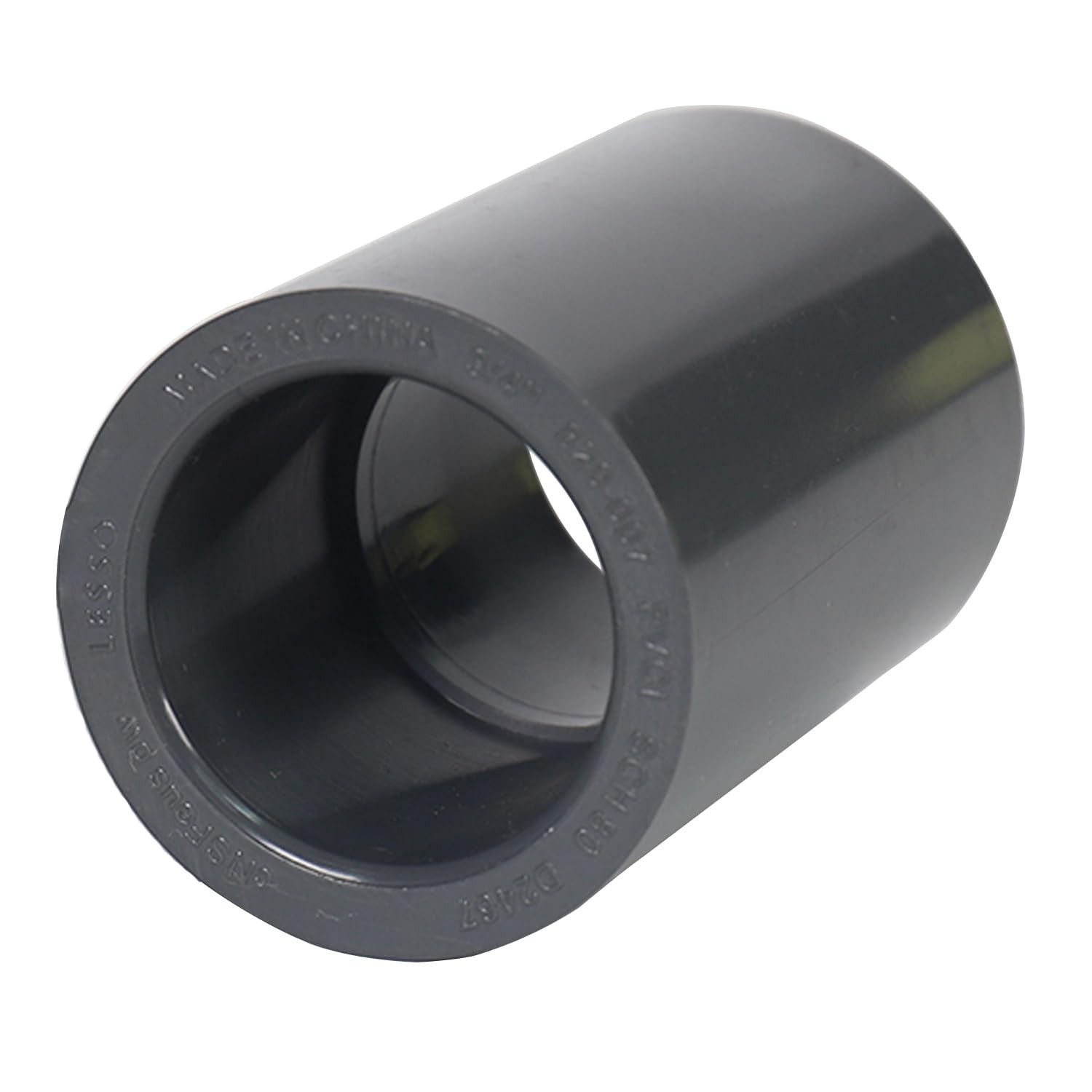 Lesso America 829 Series - Schedule 80 PVC Fittings (Black) - Coupling ...